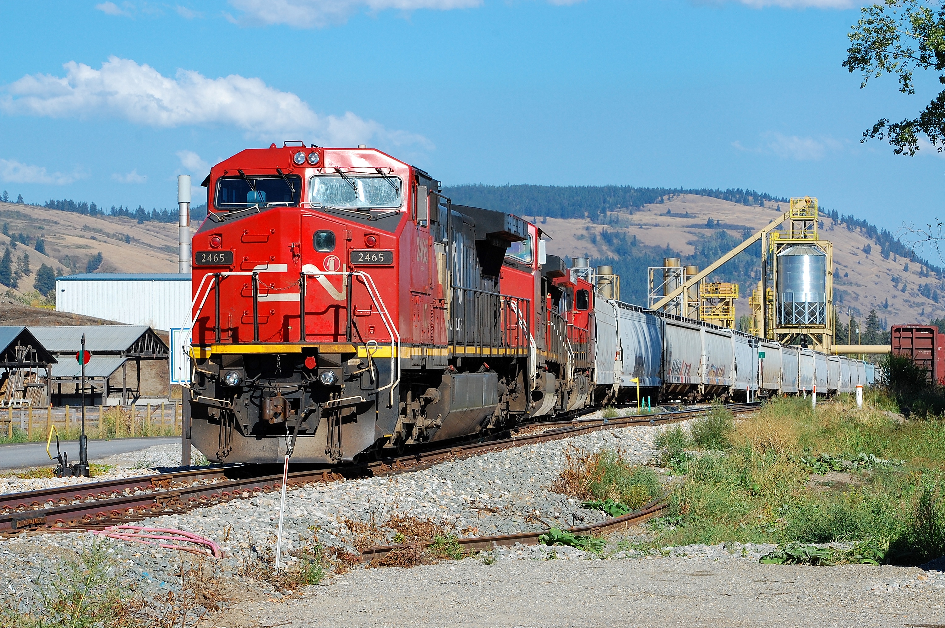 Railpictures.ca - Richard Hart Photo: A new wood pellet plant became ...