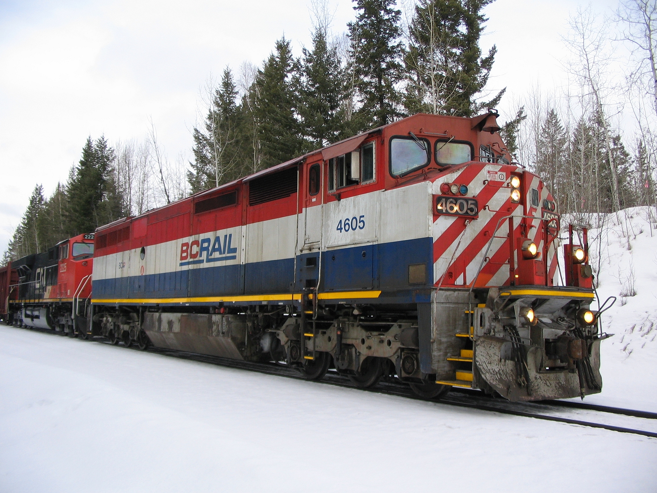 Railpictures.ca - Doug Lawson Photo: Train 570 on the BC Rail Prince ...