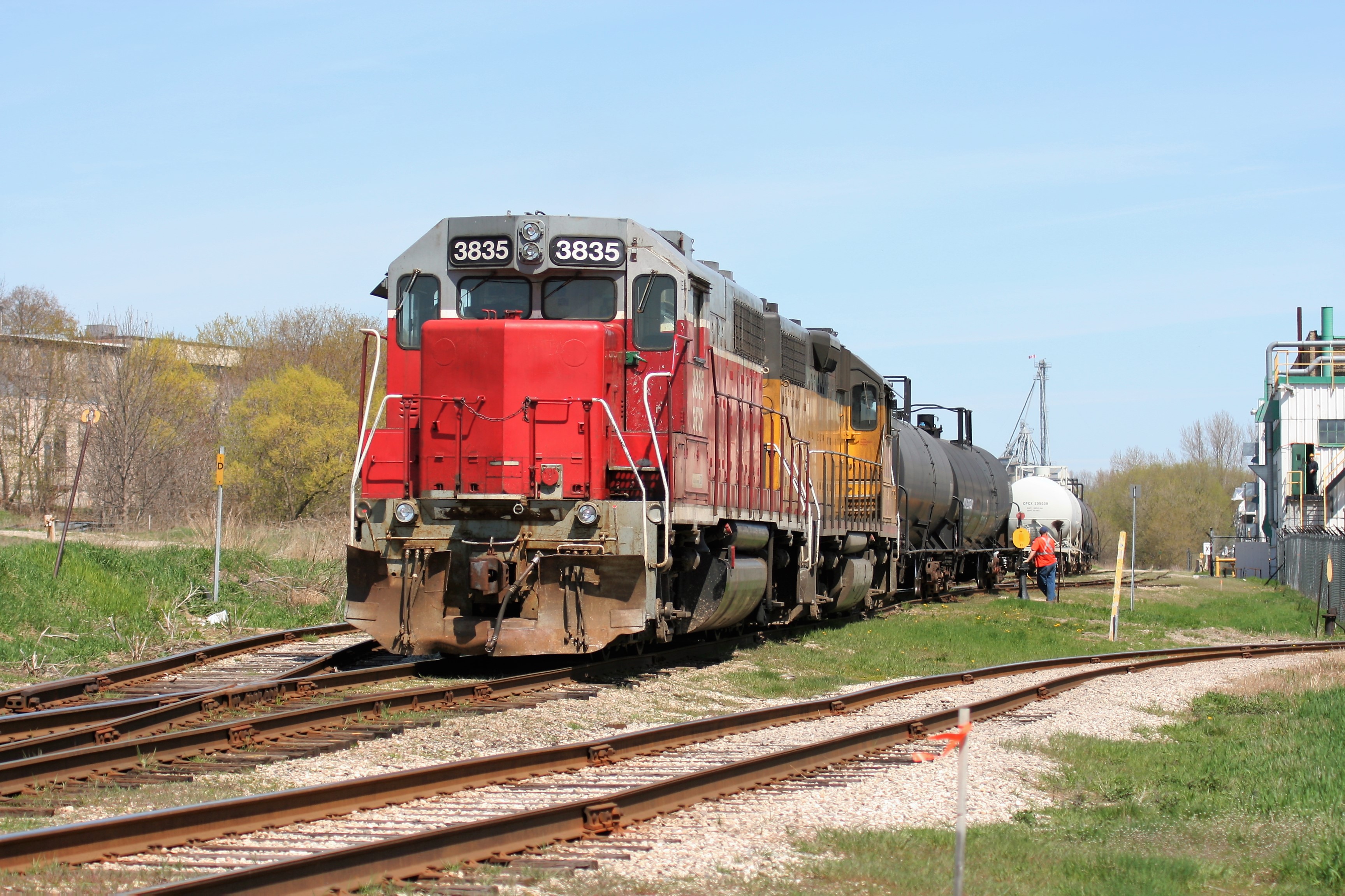 Railpictures.ca - Jason Noe Photo: Goderich-Exeter Railway train X580 ...