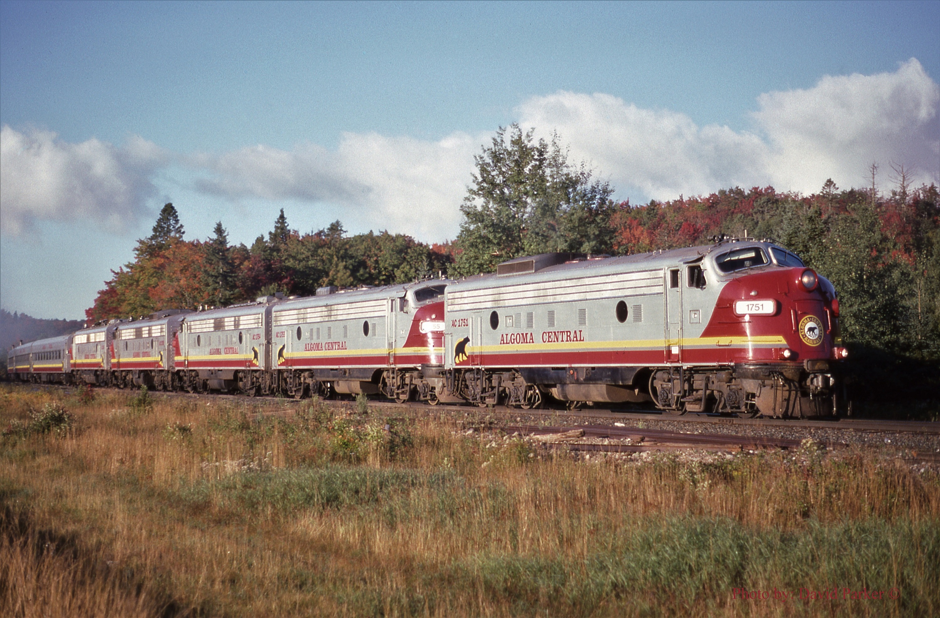Railpictures.ca - David J Parker Photo: Algoma Central train No 1 ...