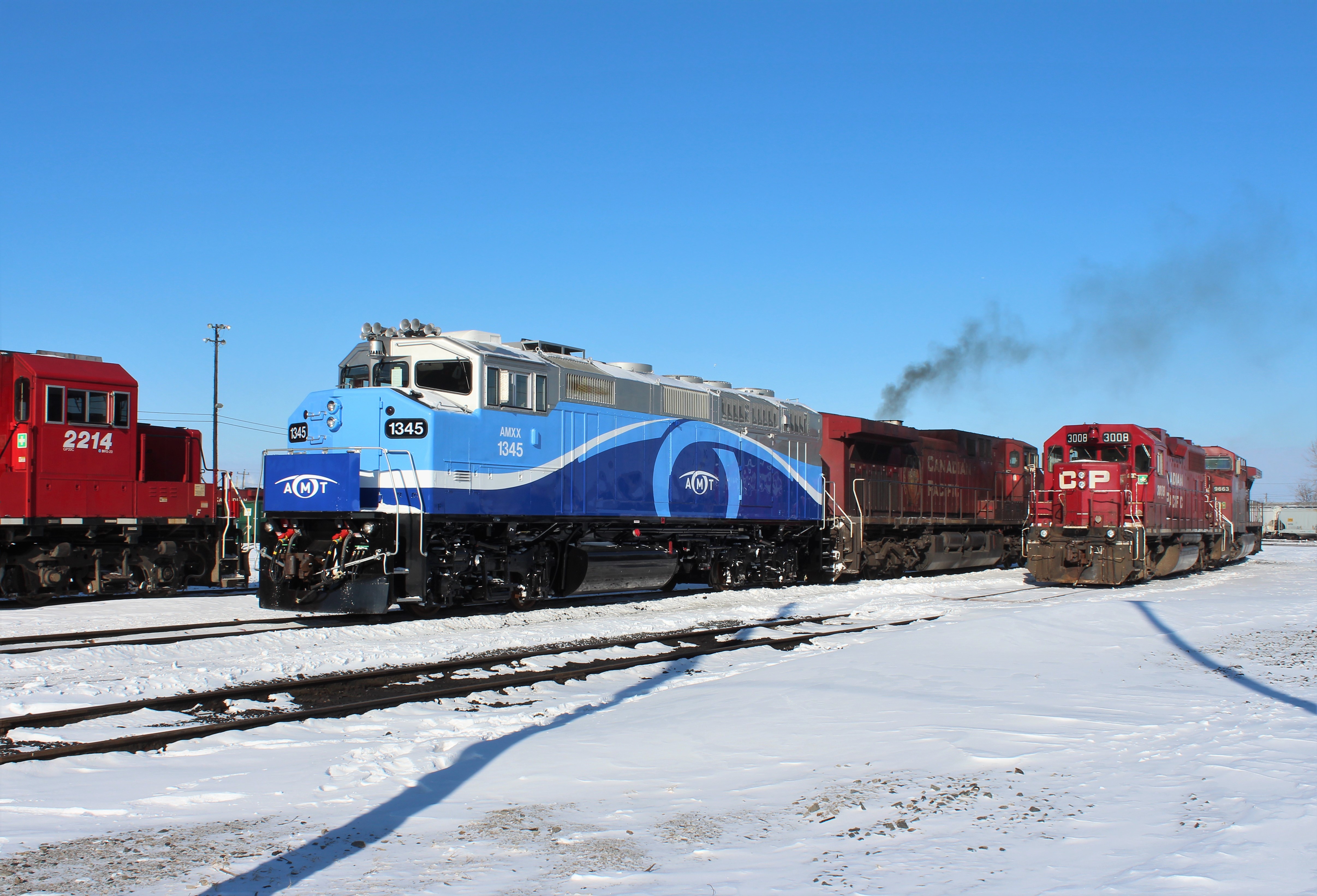 Railpictures.ca - Paul Santos Photo: Rebuilt AMT transit 1345 is at ...
