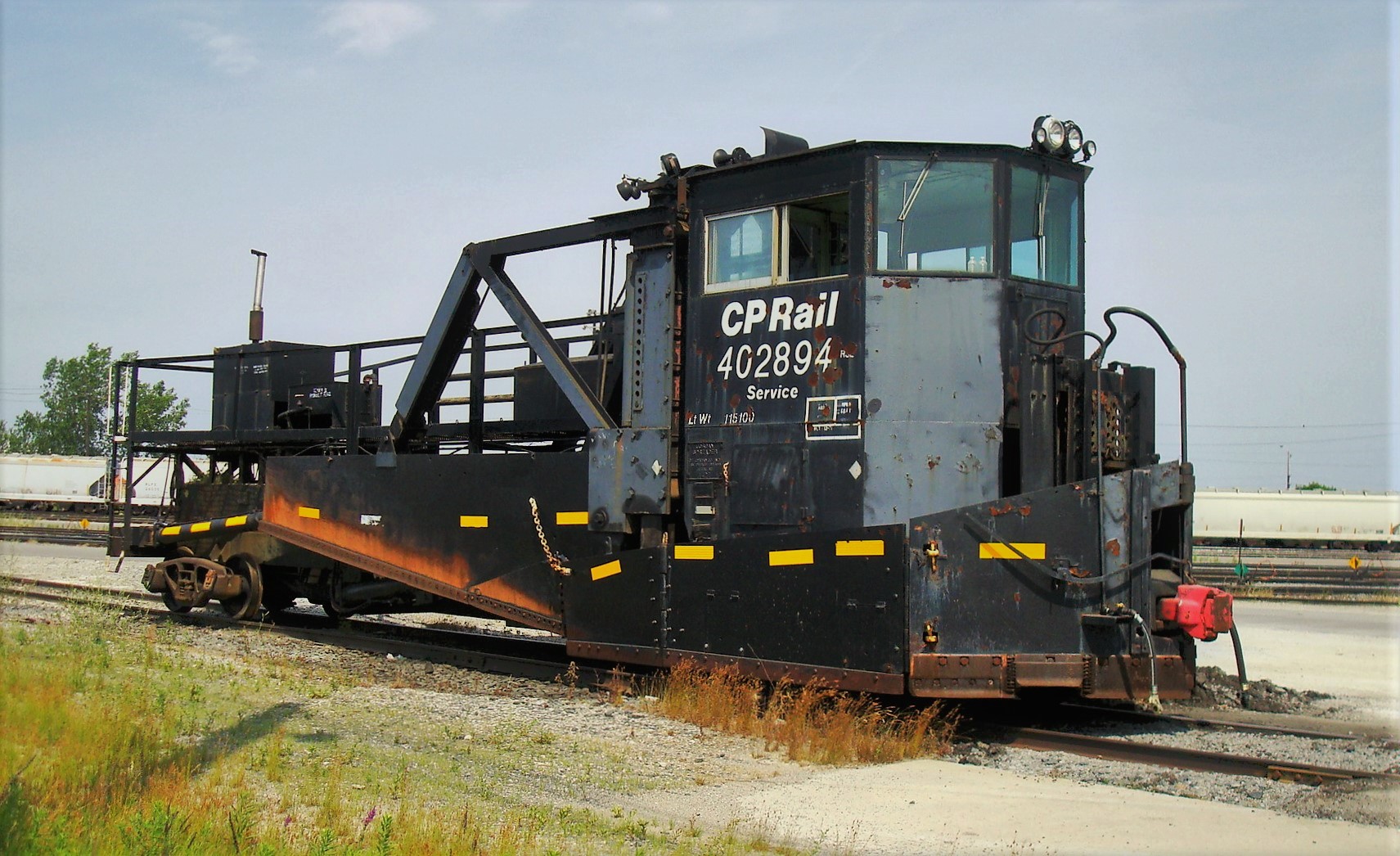 Railpictures.ca - Paul Santos Photo: CP Jordan spreader parked for the ...