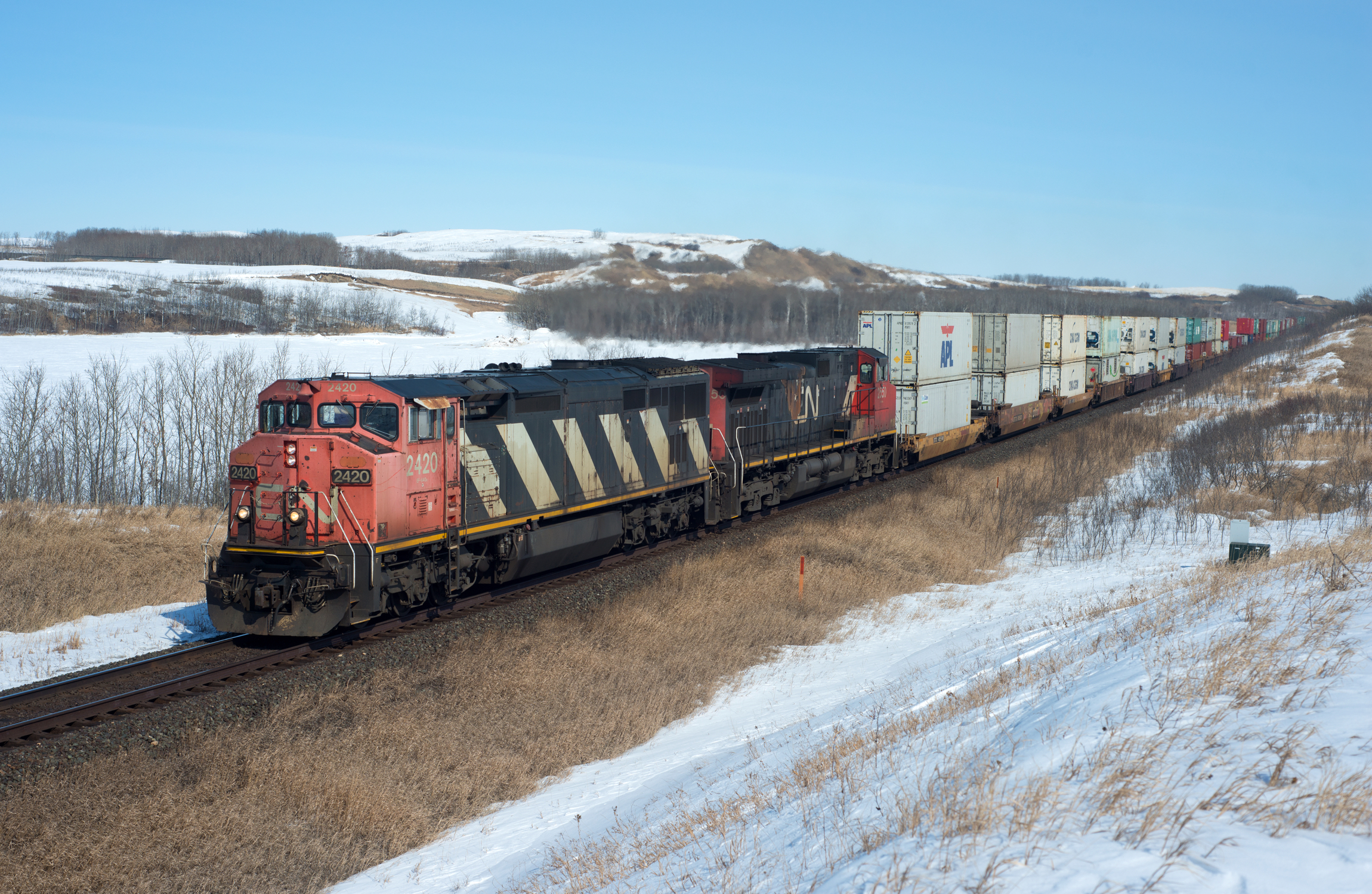 Railpictures.ca - Matt Watson Photo: Although a scene like this isn’t ...