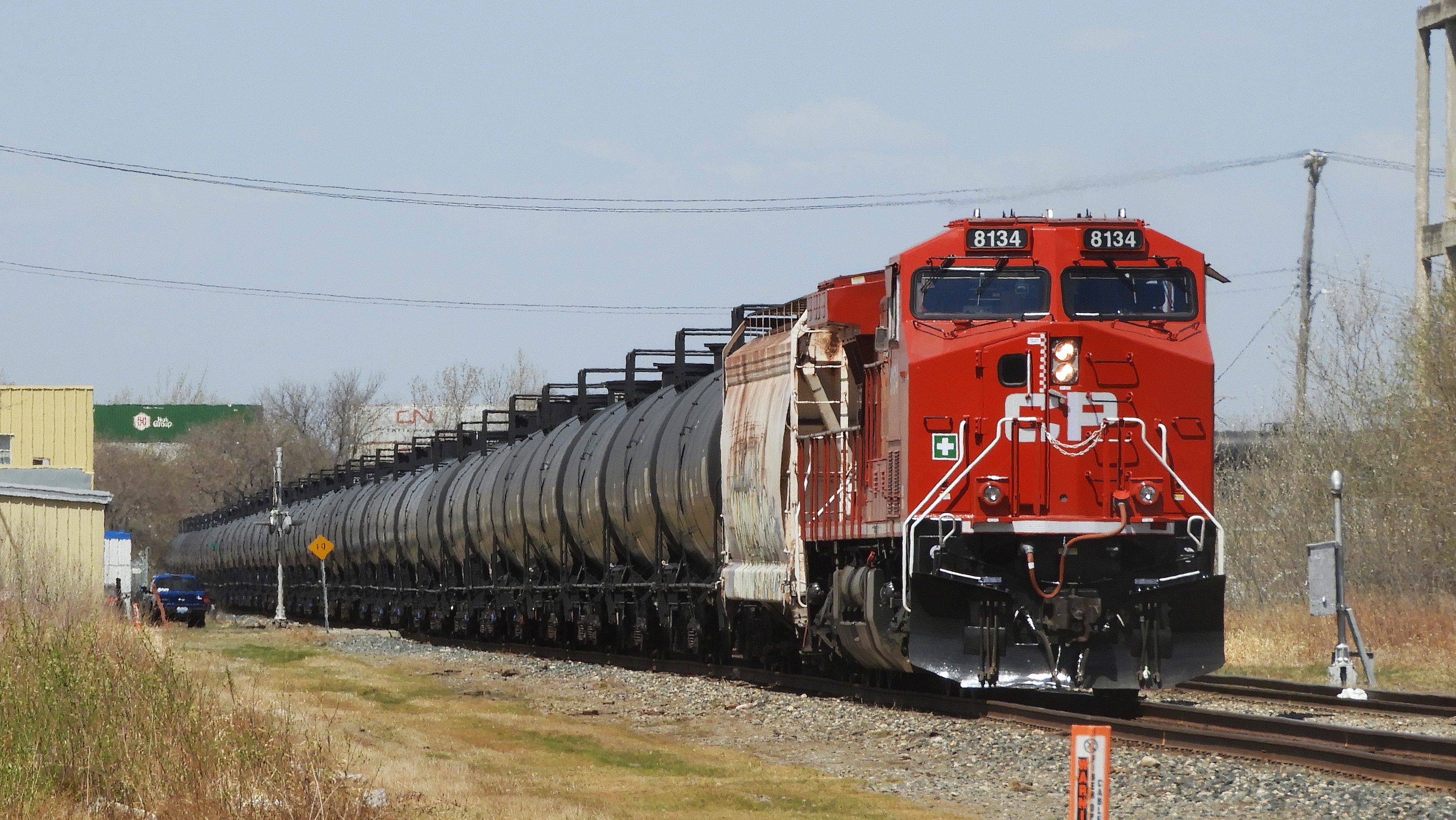 Railpictures.ca - Ron Wilson Photo: CP 8134, a brand-new AC44CWM ...