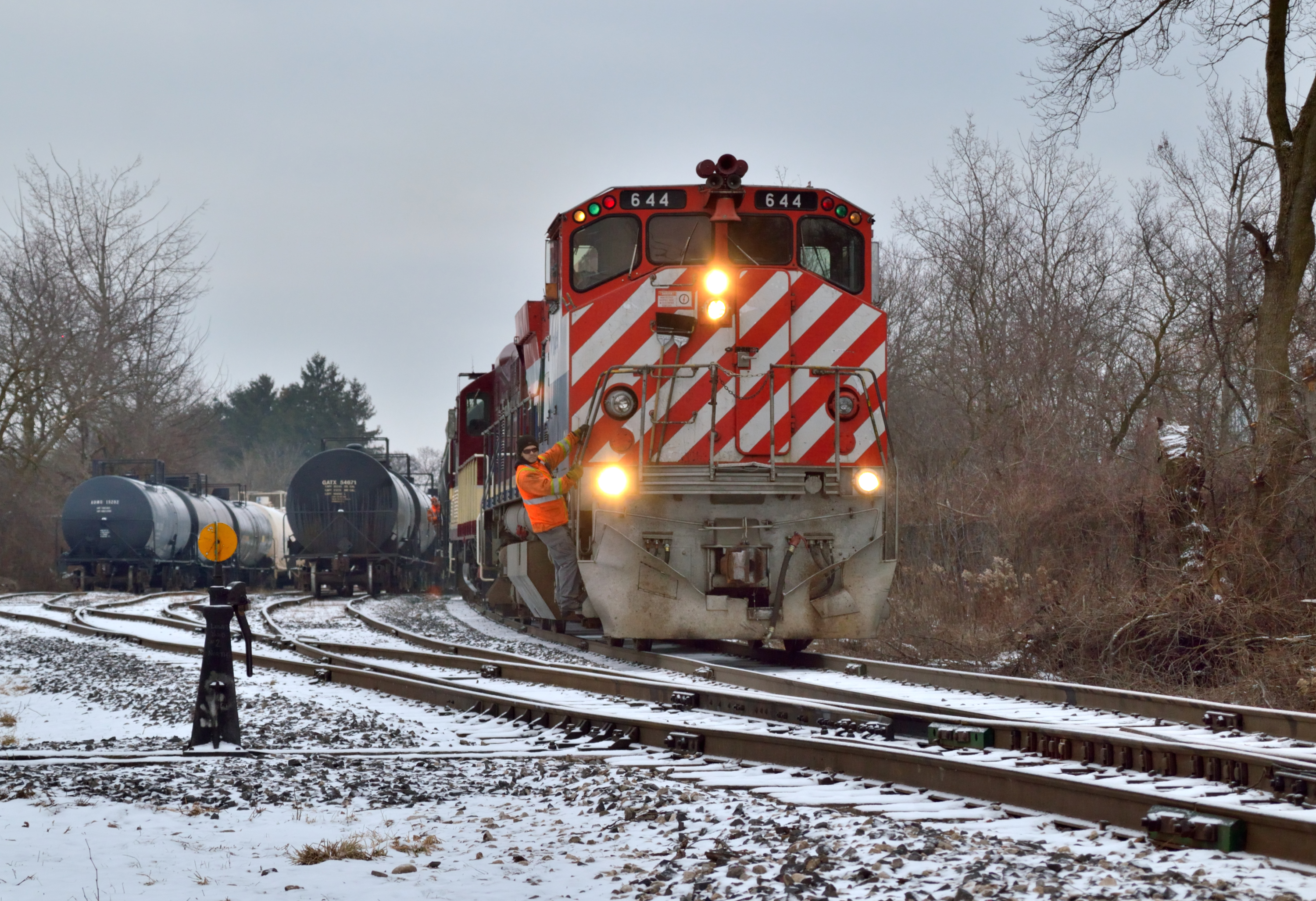 Railpictures.ca - Jacob Patterson Photo: Classy class lights! Looking ...