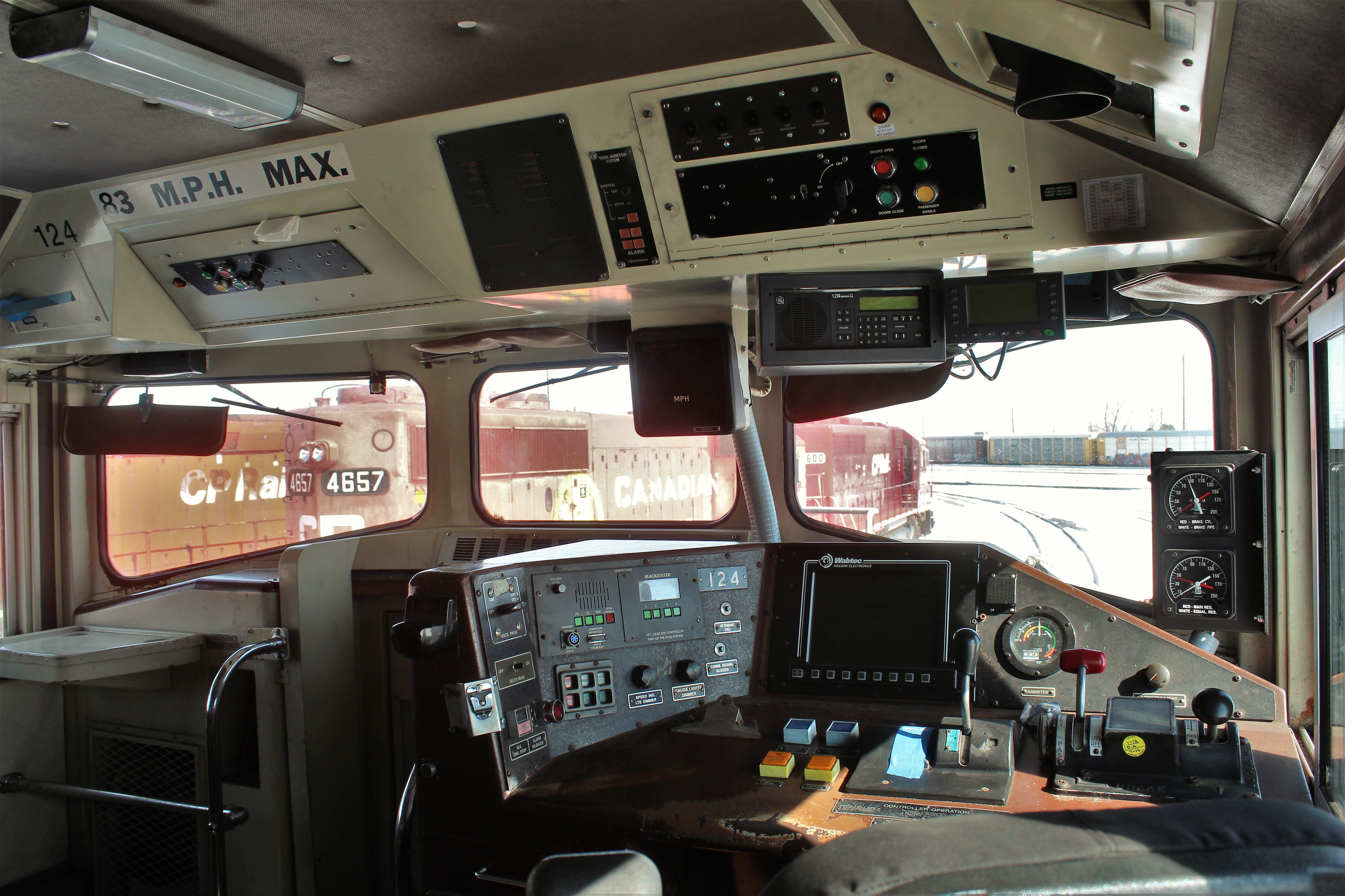 Railpictures.ca - Paul Santos Photo: Operator’s cab shot of Trinity ...