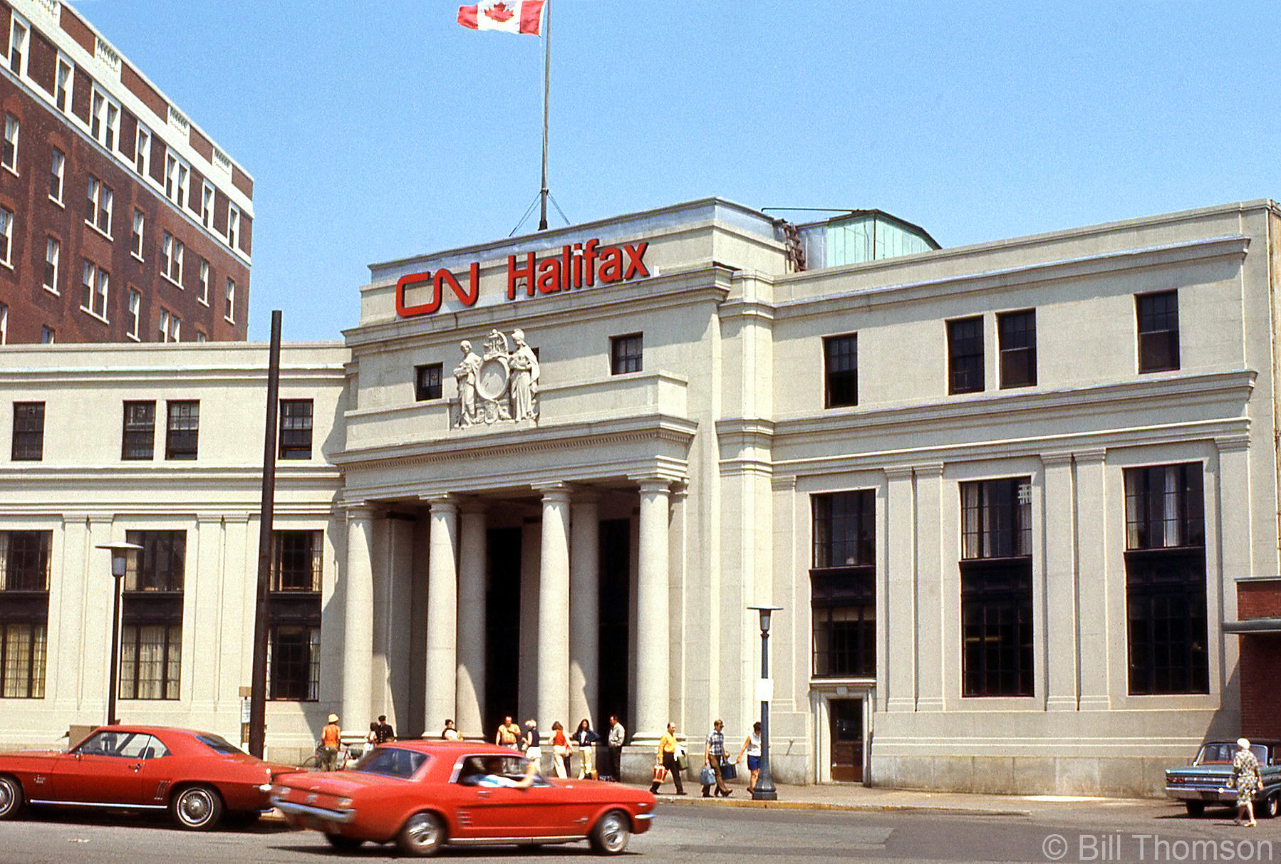 Railpictures.ca - Bill Thomson Photo: The main entrance to CN’s Halifax ...