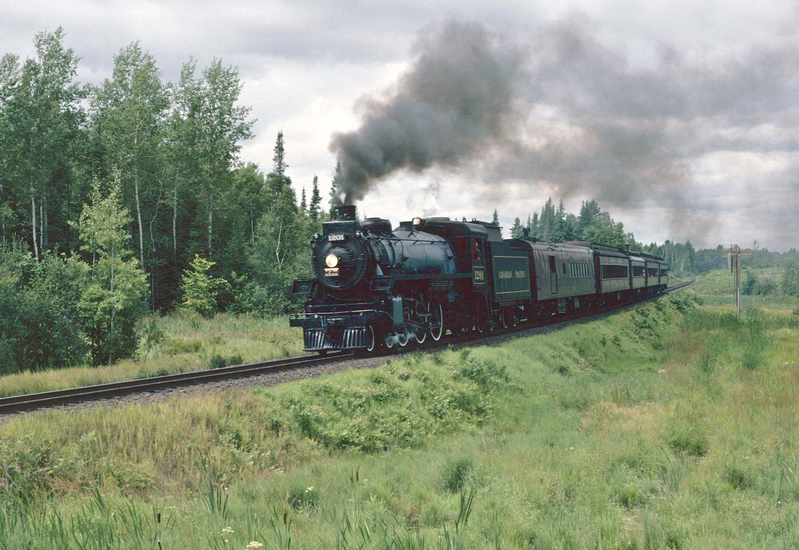 Railpictures.ca - Steve Bradley Photo: Ex CP 1201 certainly has her ...