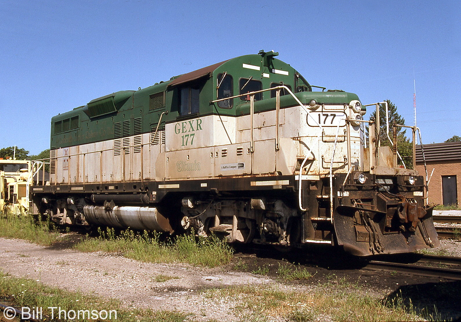 Railpictures.ca - Bill Thomson Photo: Goderich-Exeter Railway GP9 177 ...