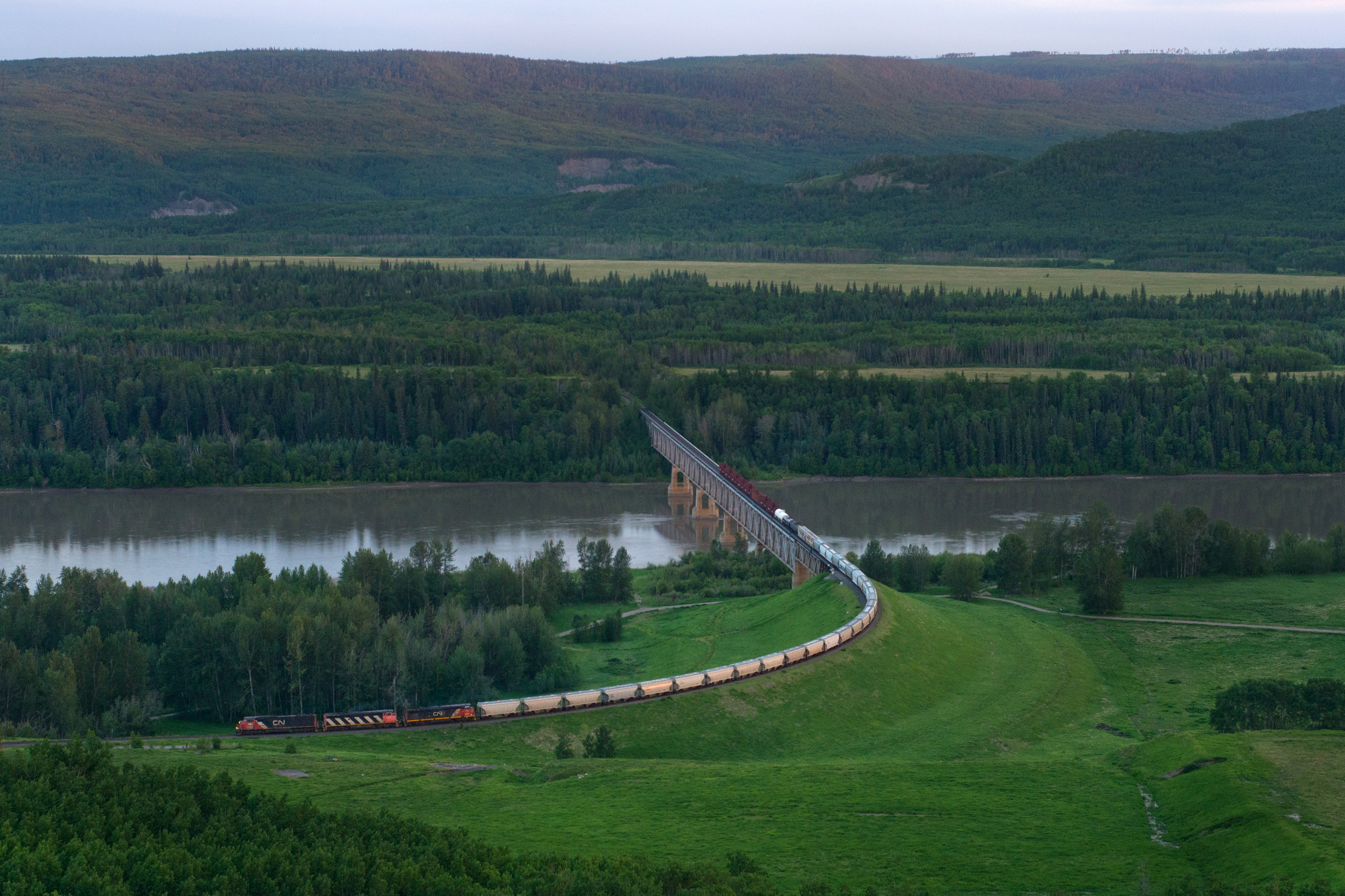 Railpictures.ca - Matt Watson Photo: Chetwynd to Fort St John train 575 ...