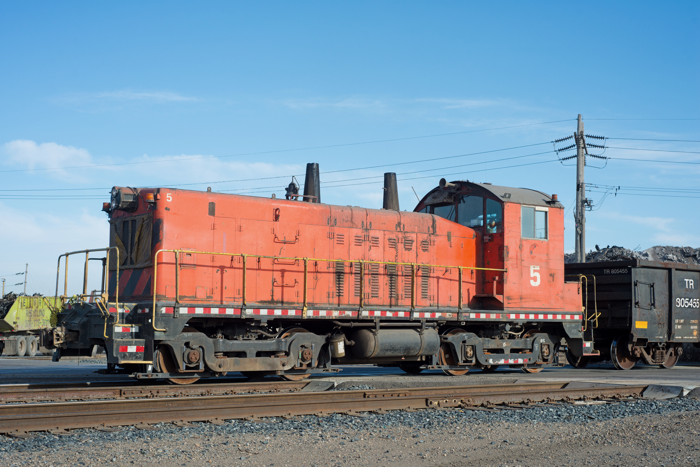 Railpictures.ca - Matt Watson Photo: Talk about vintage! 1949 built EMD ...