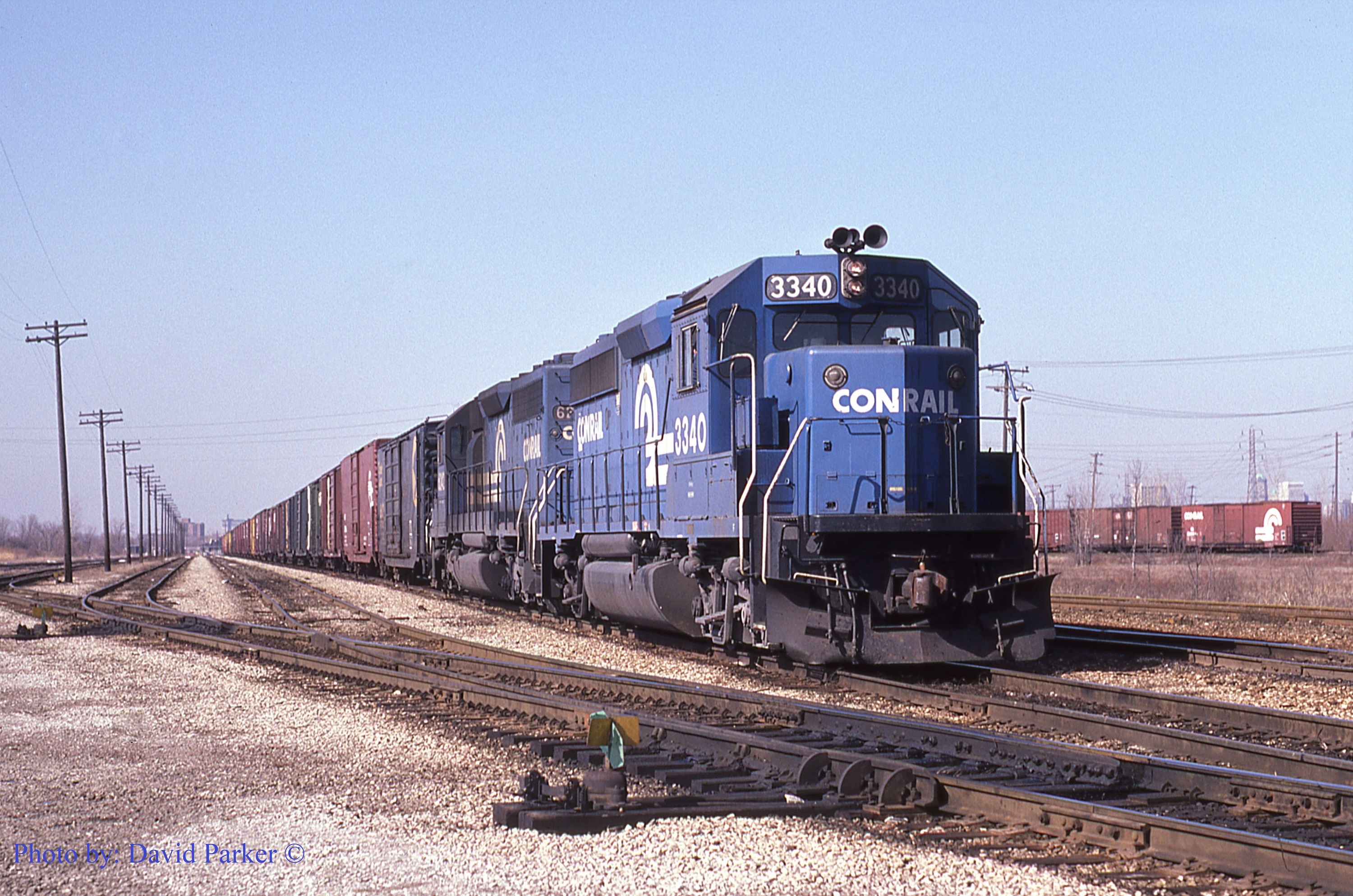 Railpictures.ca - David J Parker Photo: End of the line. Conrail ELDW-6 ...