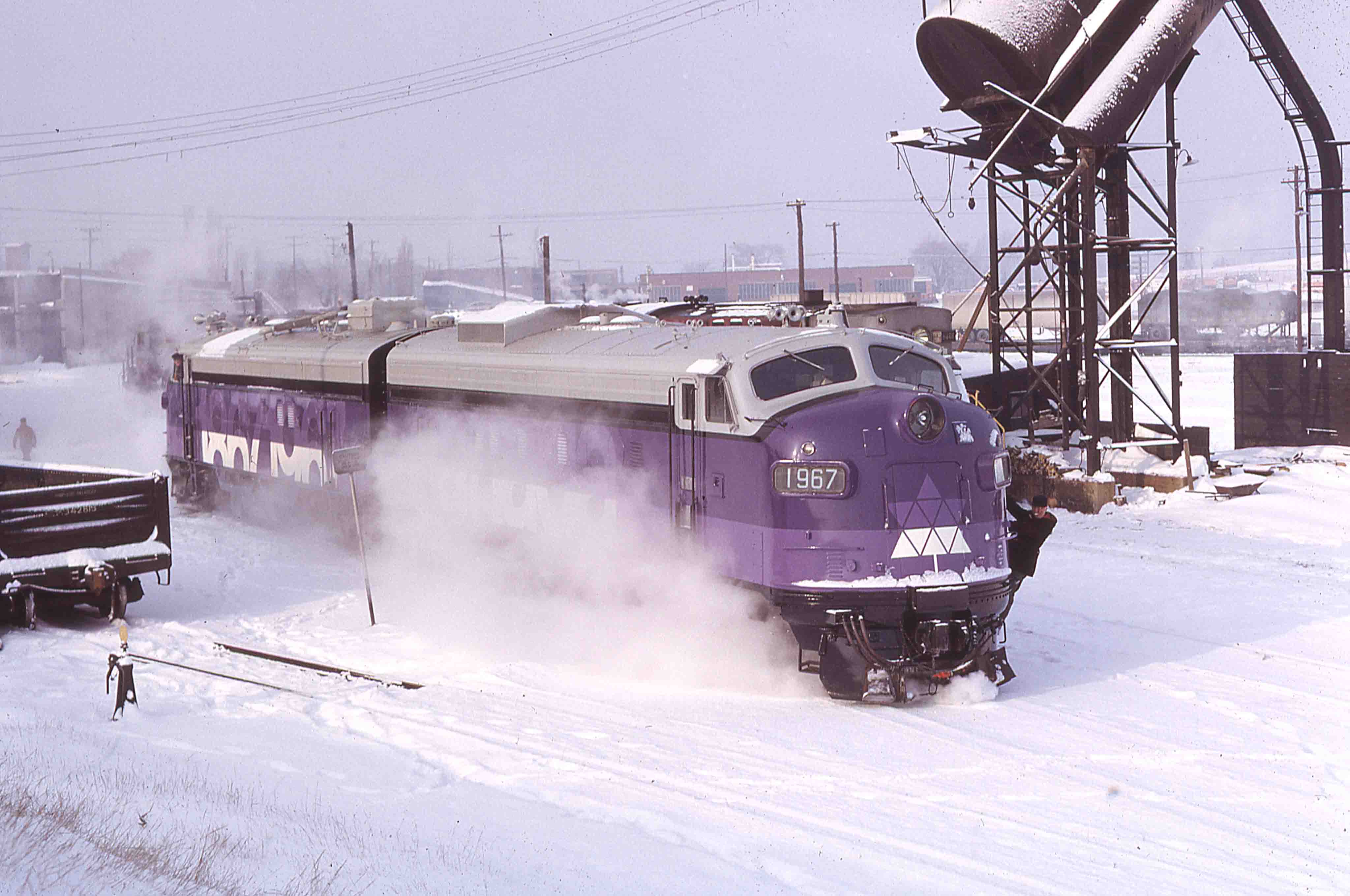 Railpictures.ca - Bill Linley Photo: Fifty-four years ago this morning ...