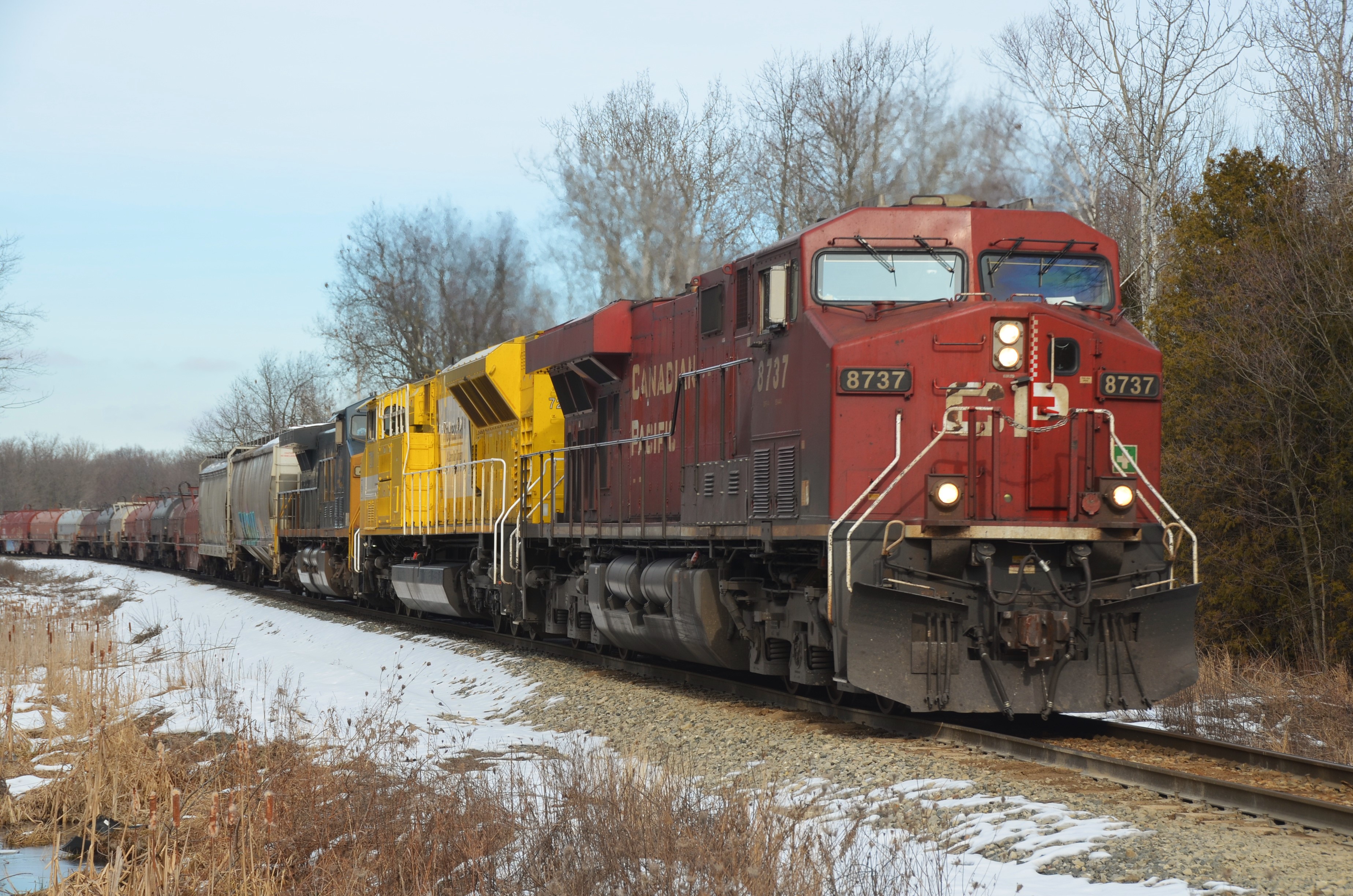 Railpictures.ca - Tammy Frakking Photo: Shot 4 – 5 miles south of ...