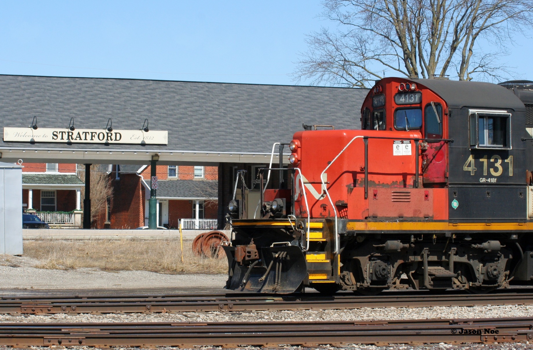 Railpictures.ca - Jason Noe Photo: CN L568 with vintage GP9RM’s 4131 ...