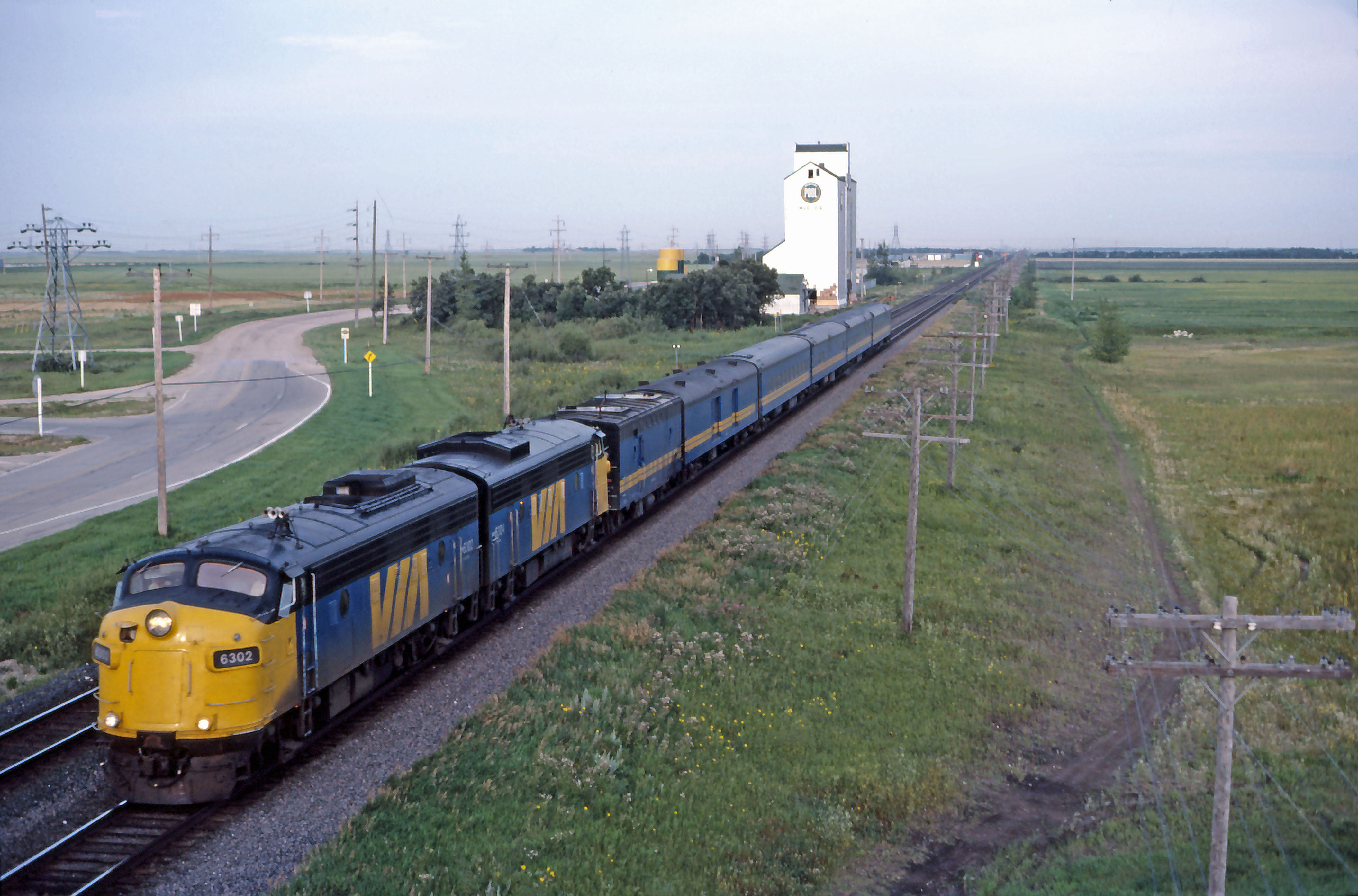 Railpictures.ca - John Eull Photo: Ten miles to go! VIA train No. 92 is ...
