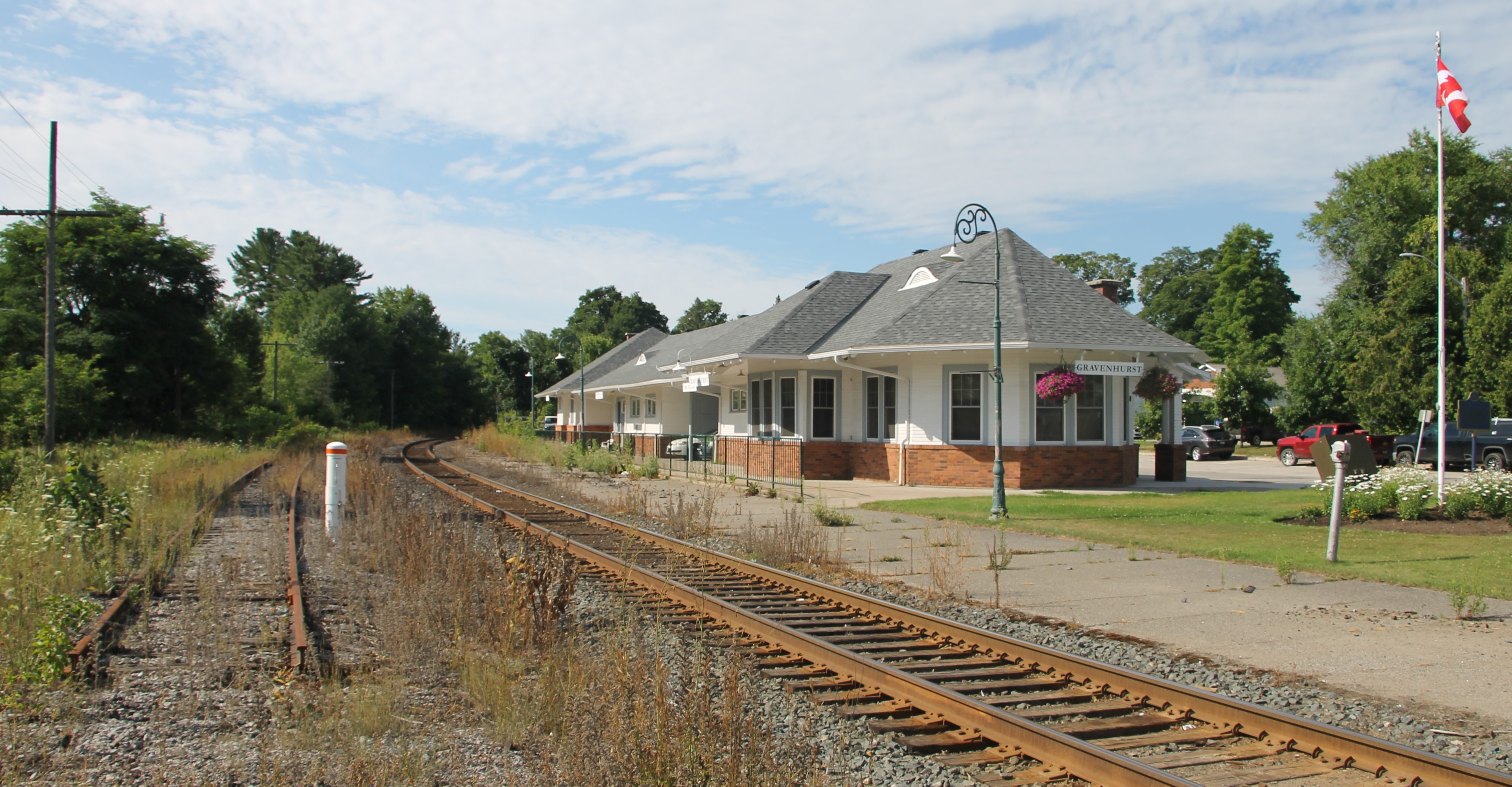 Railpictures.ca - Terry O'Shell Photo: The well maintained Gravenhurst ...