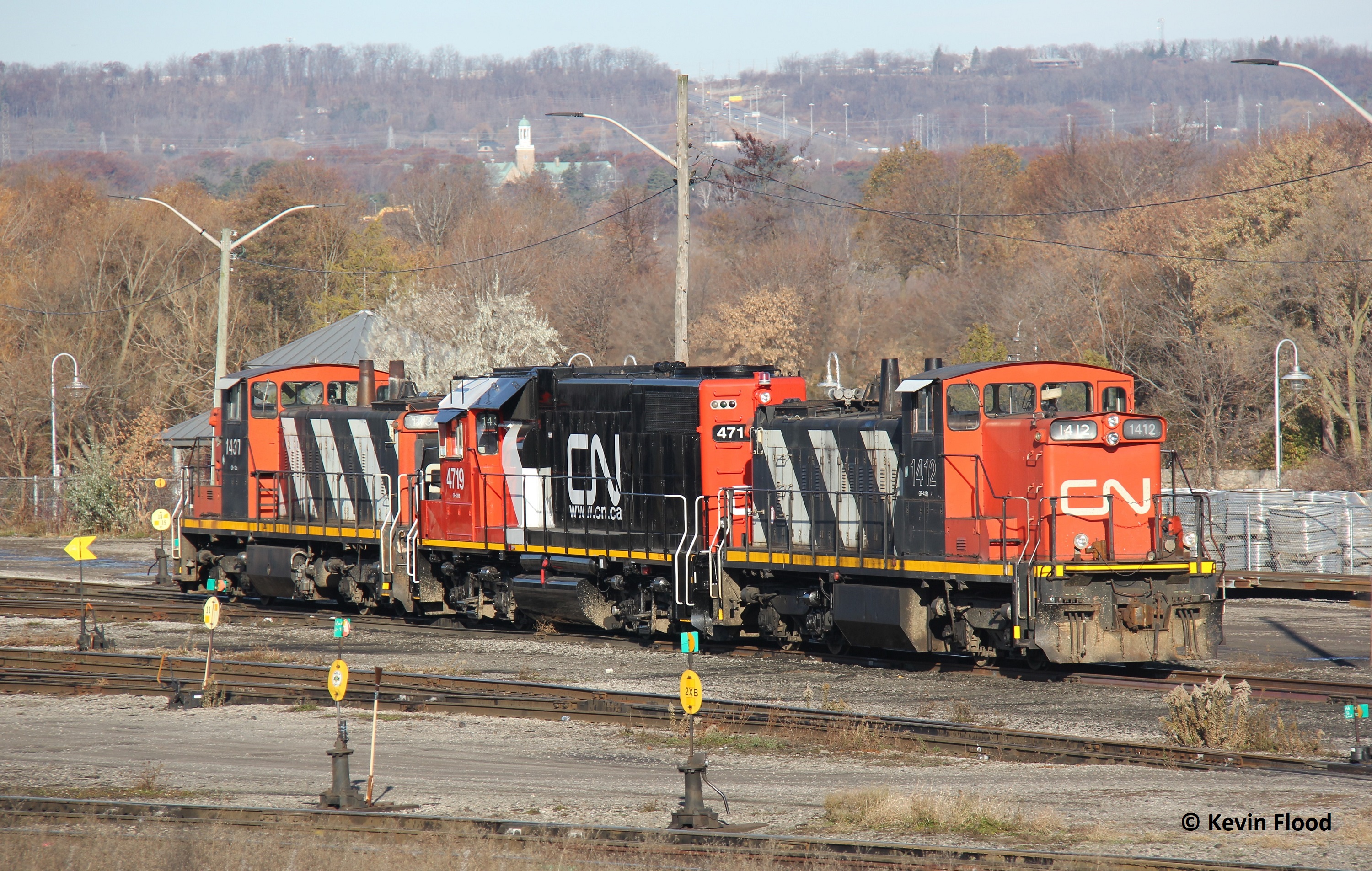 Railpictures.ca - Kevin Flood Photo: One of the CN Hamilton Yard sets ...