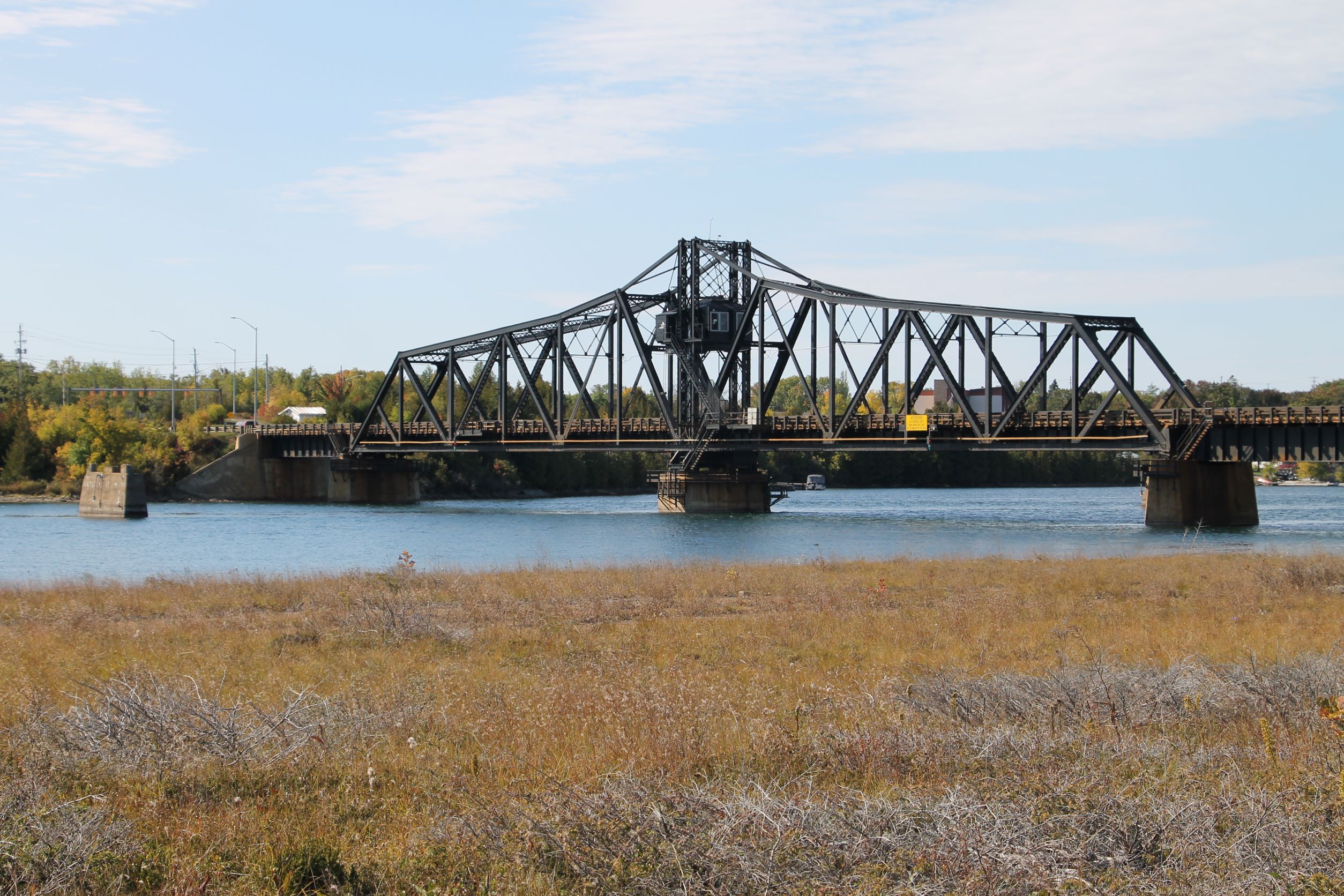 Railpictures.ca - Terry O'Shell Photo: Spanning the North Channel ...