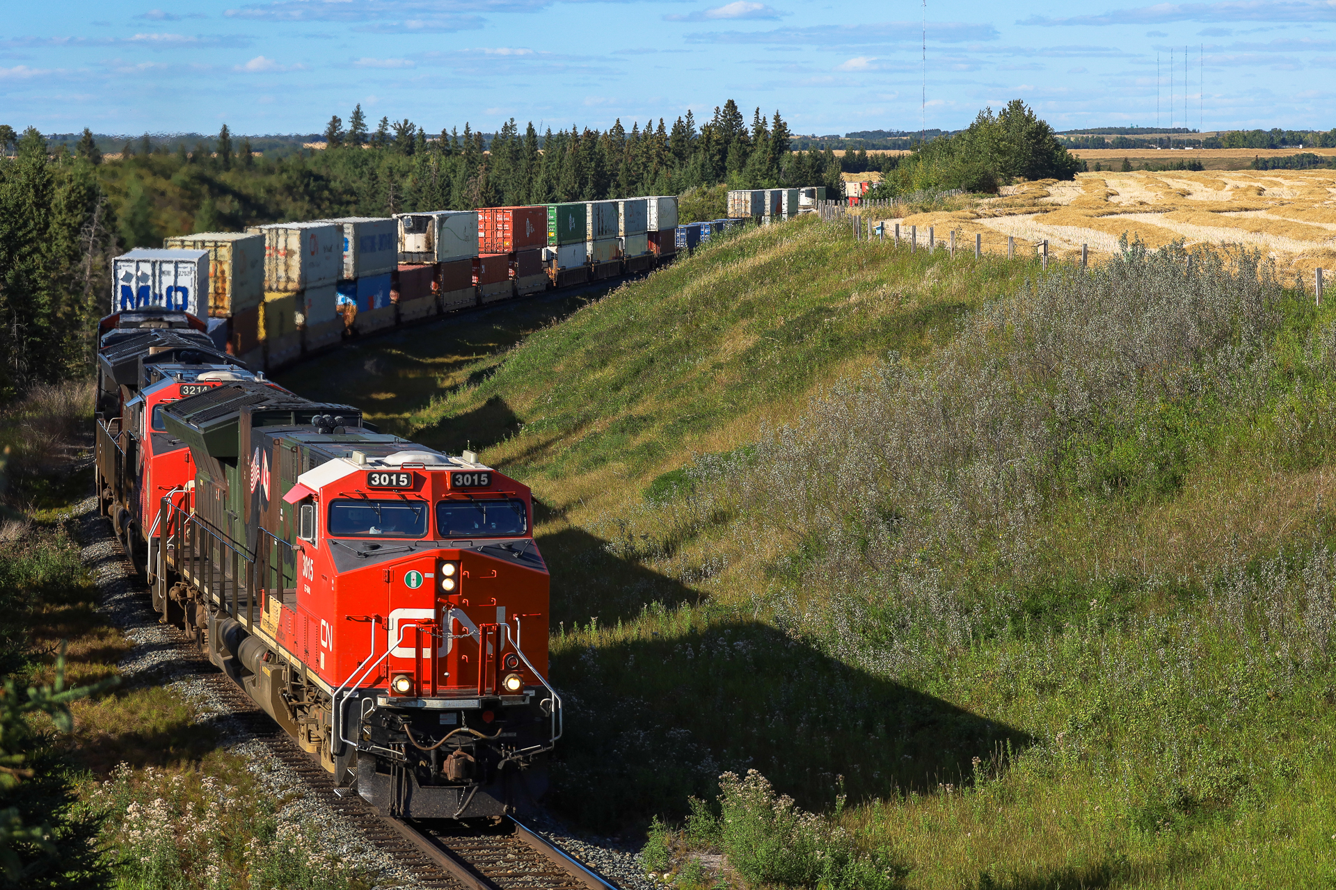 Railpictures.ca - Rob Eull Photo: CN 3015, sporting a attractive ...