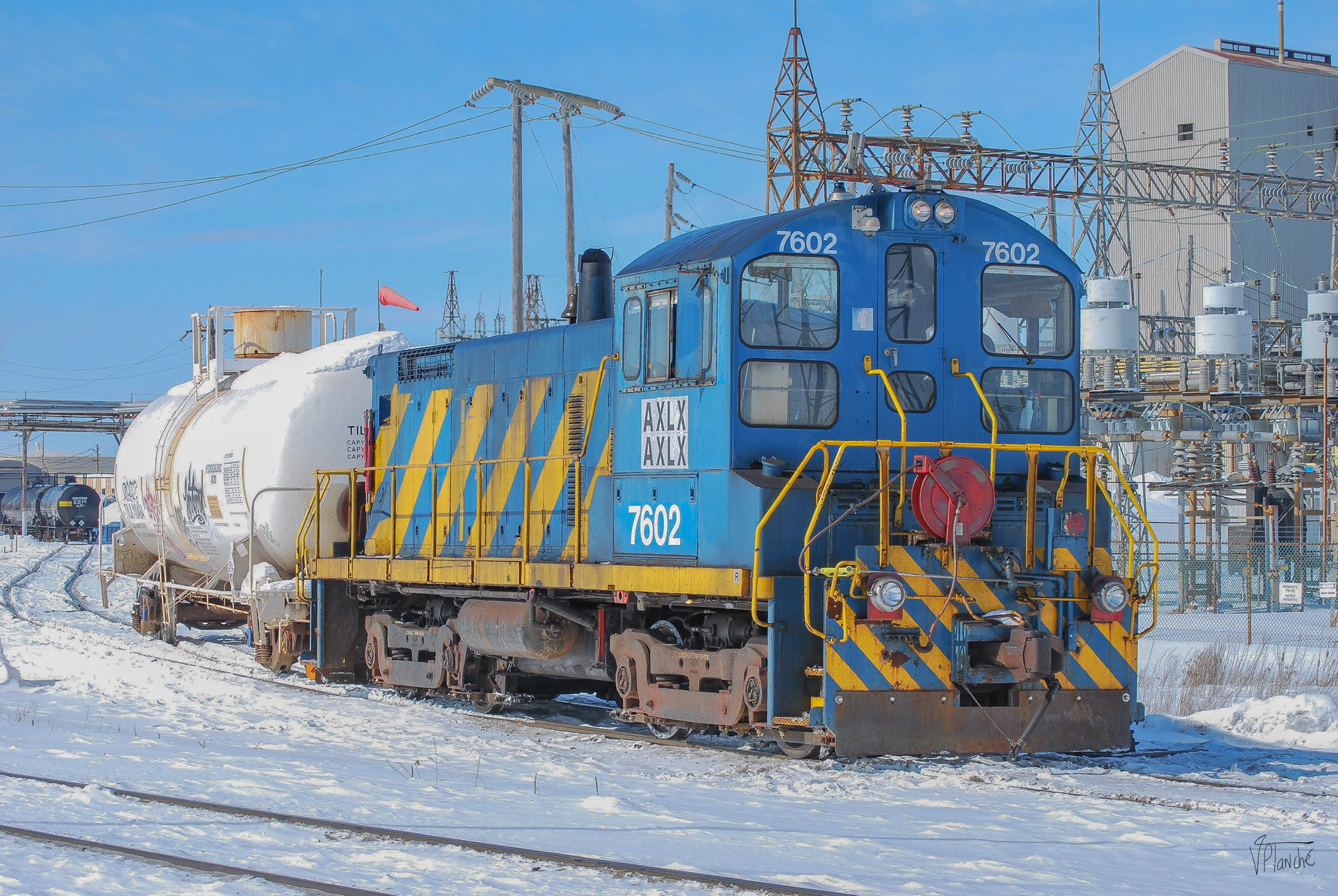 Railpictures.ca - Victor Planché Photo: On March 4, 2022, the AXLX 7602 ...