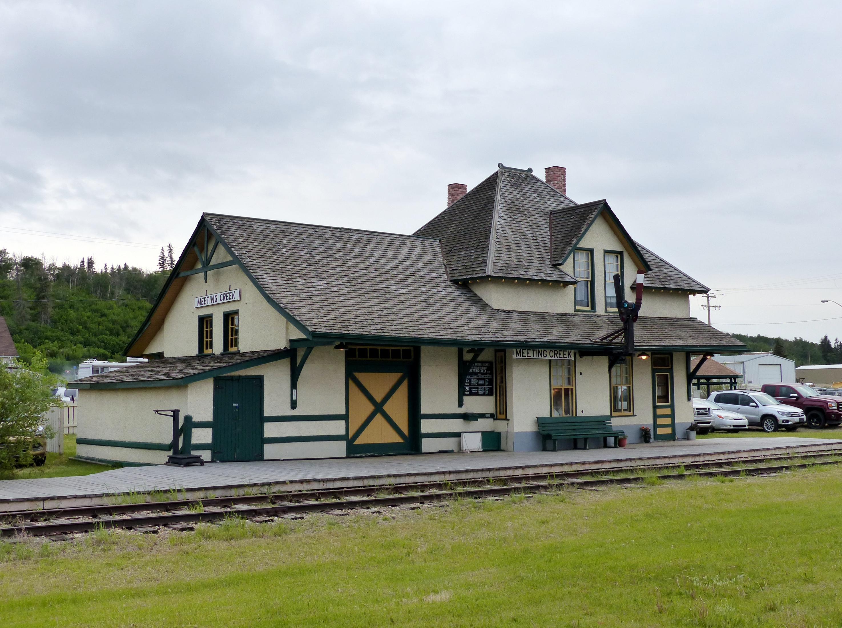 Railpictures.ca - Bill J. Photo: The Meeting Creek railway station was ...