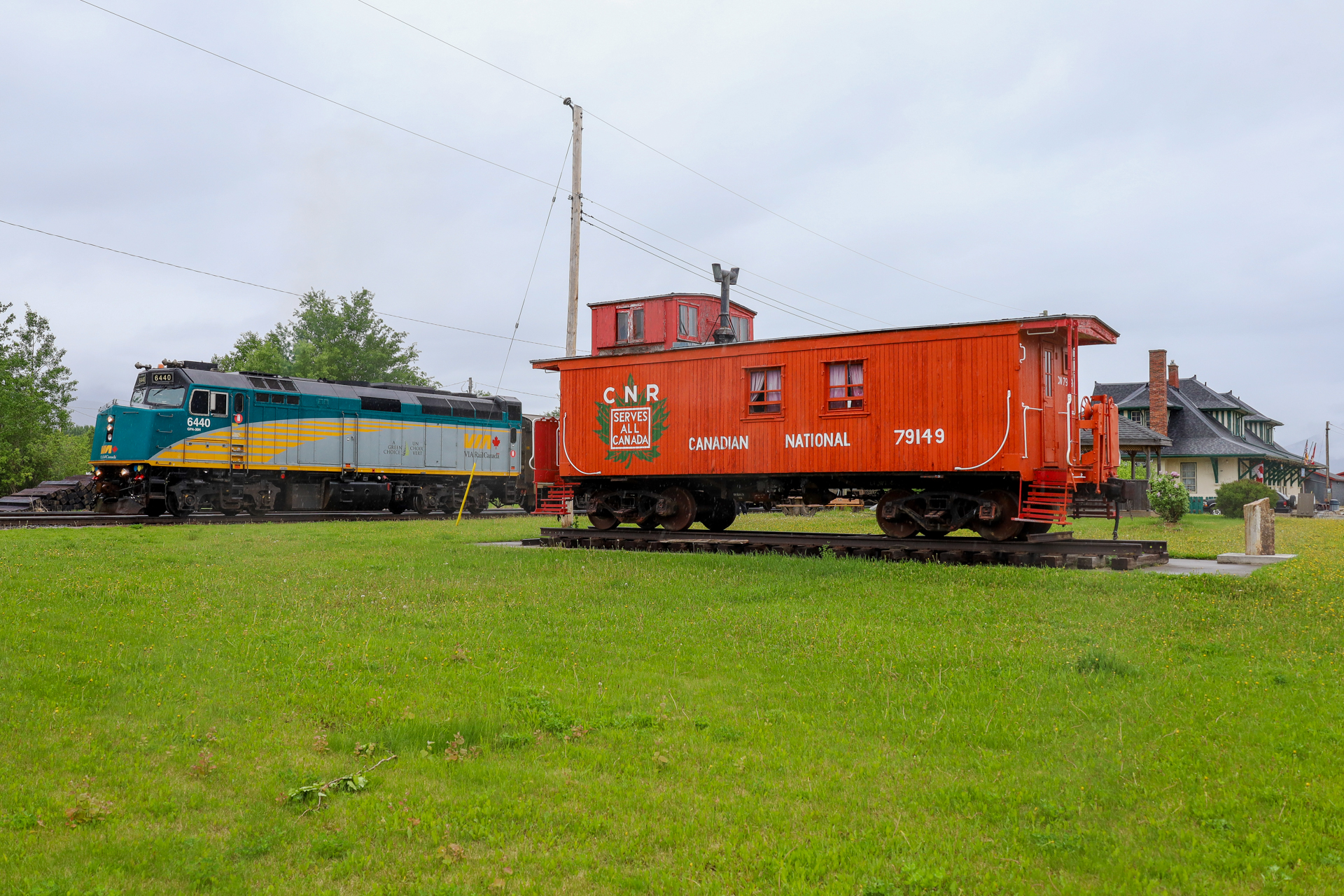 Railpictures.ca - Rob Eull Photo: The Skeena departs McBride, British ...