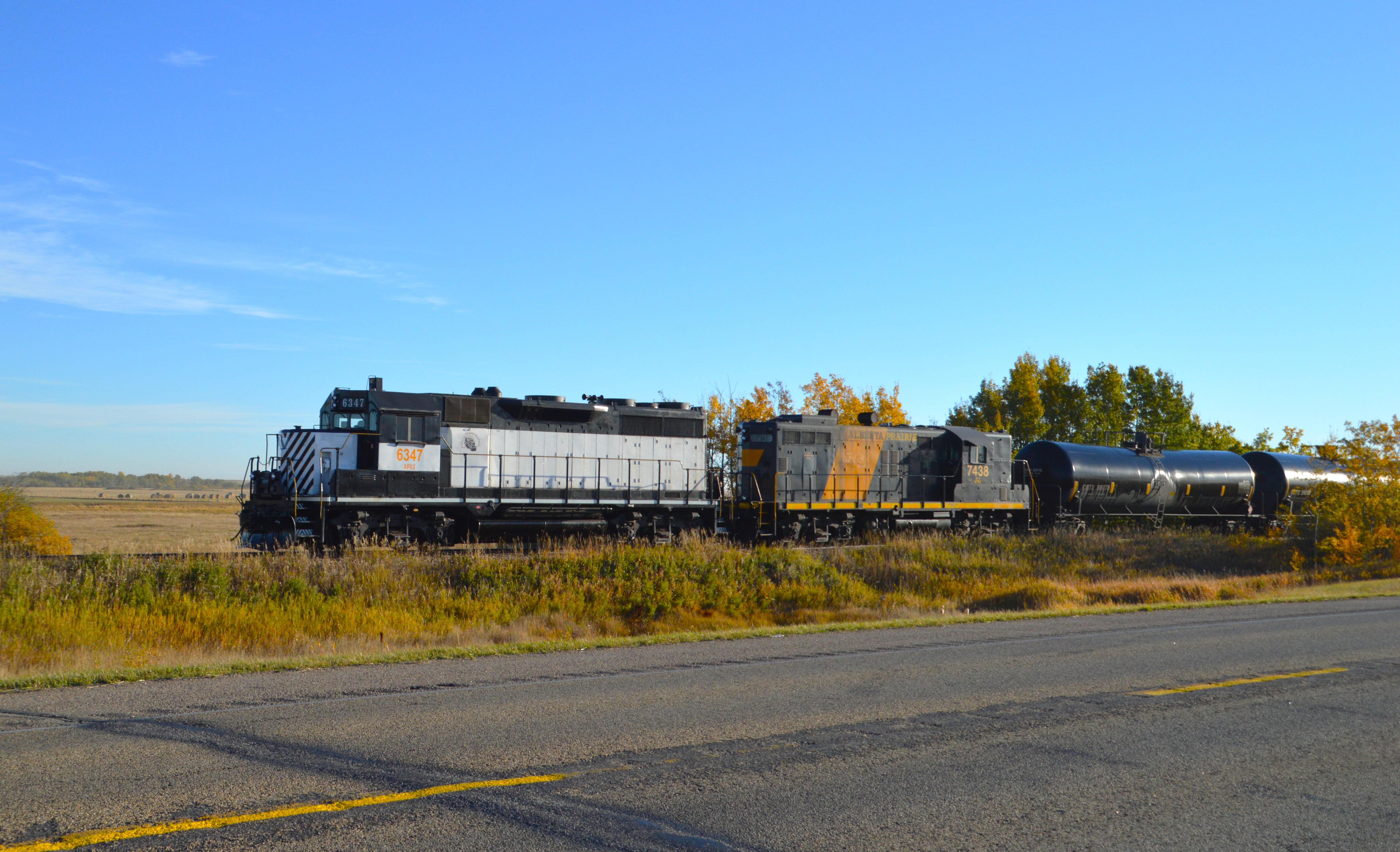 Railpictures.ca - A.W.Mooney Photo: The Alberta Prairie railroad is obviously more than just ...