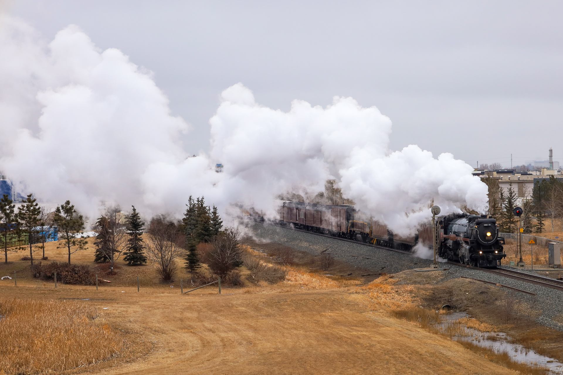 Railpictures.ca - Rob Eull Photo: CPKC 40B-19 gets underway out of ...