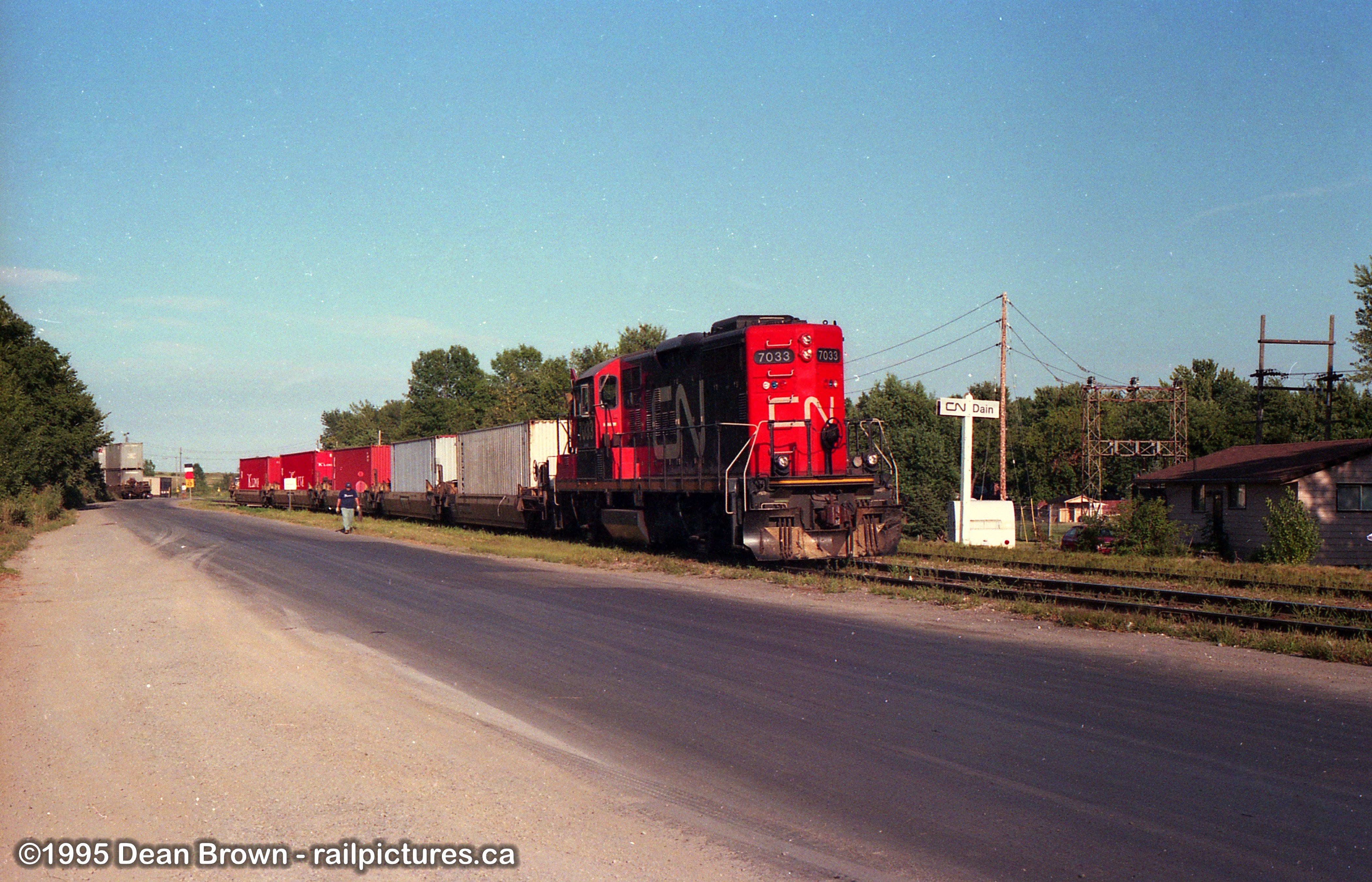 Railpictures.ca - Dean Brown Photo: CN 105 used to work between Dain ...