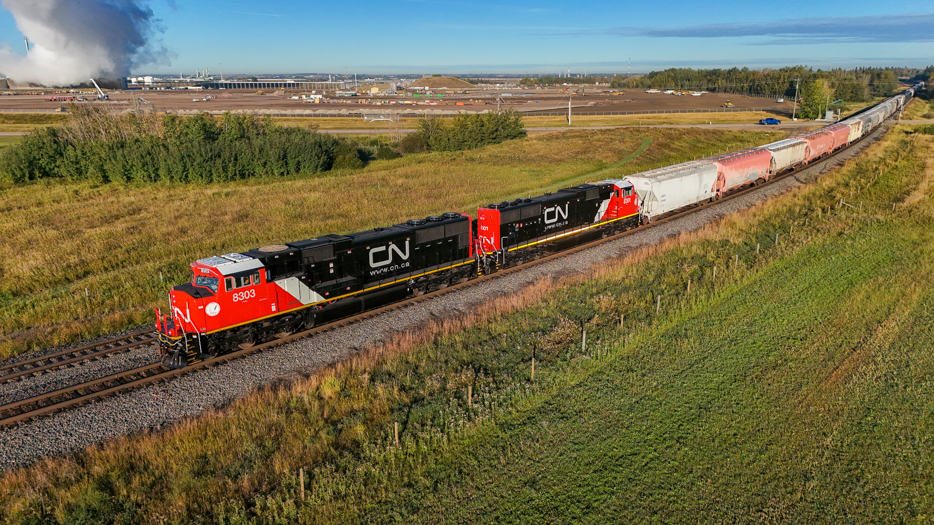 Railpictures.ca - Rob Eull Photo: SD75IACC CN 8303 and CN 8301 roll ...