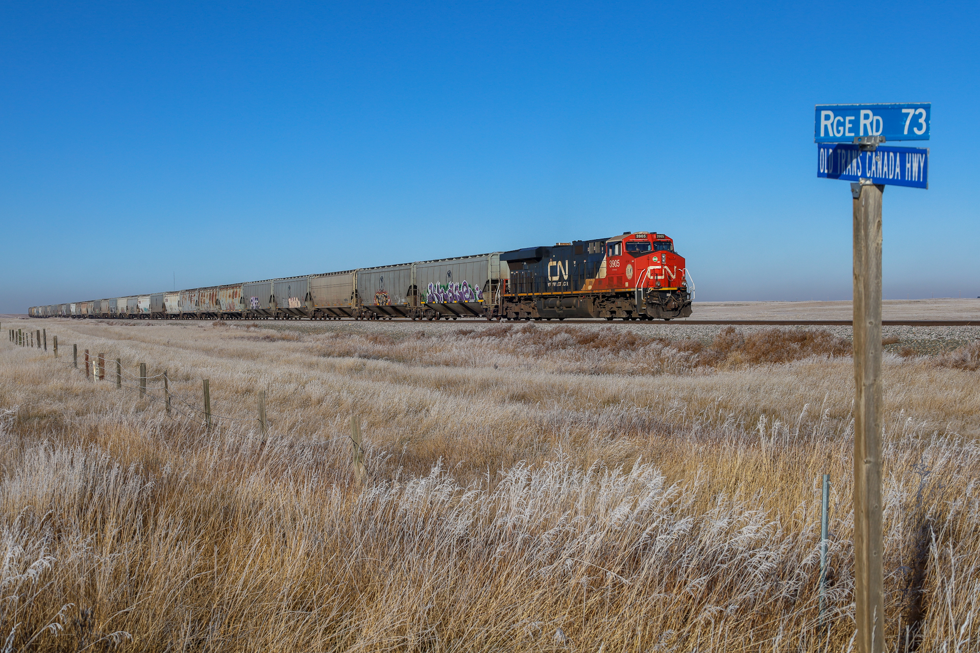 Railpictures.ca - Rob Eull Photo: CN 3905 shoves on the rear of CPKC ...