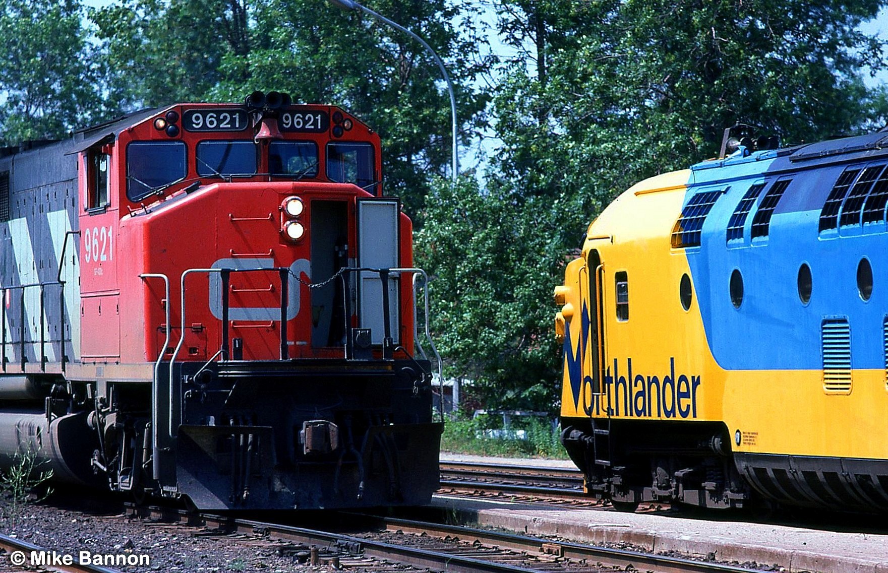 Railpictures.ca - Mike Bannon Photo: CN 451 passing NB Northlander at ...