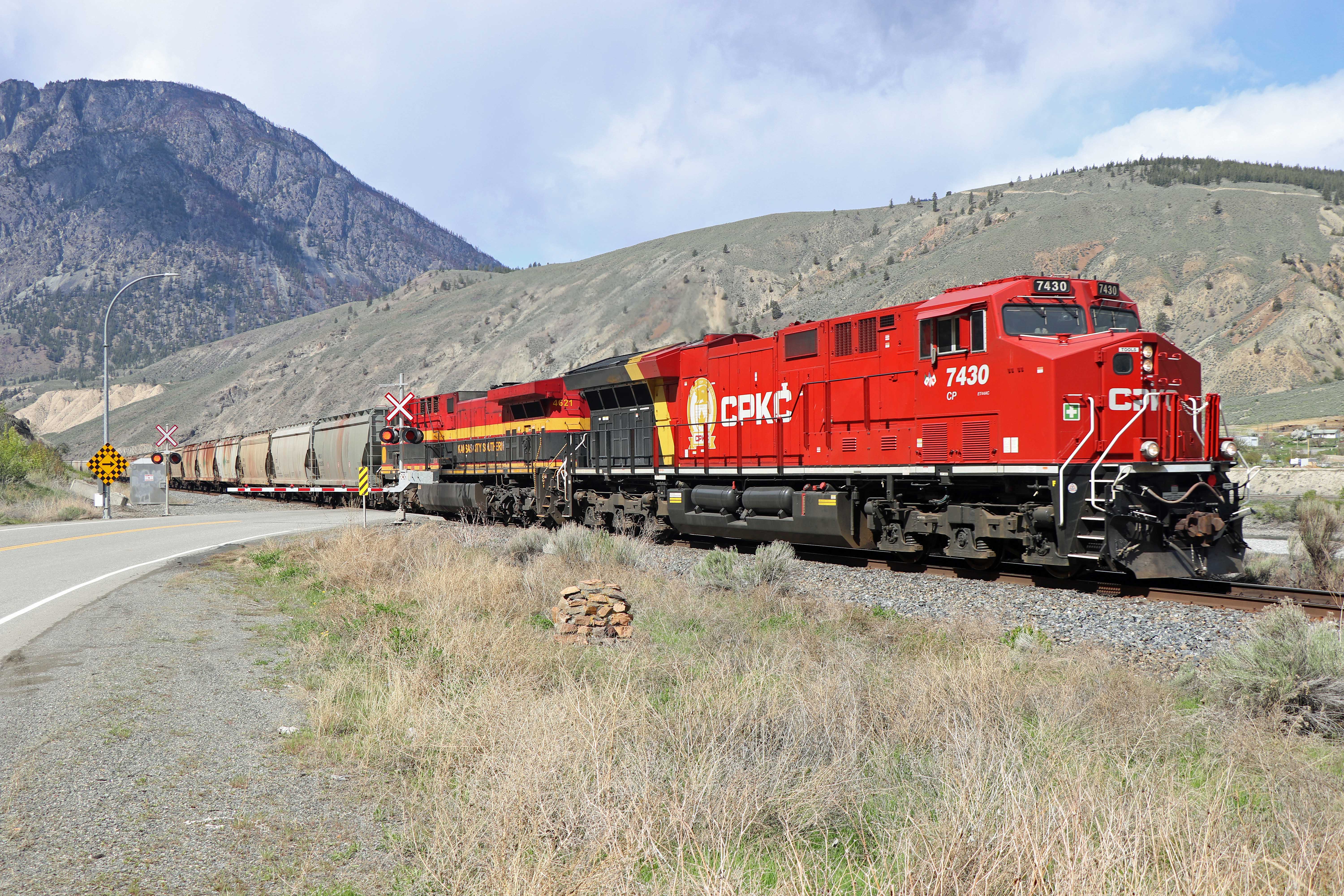 Railpictures.ca - John Eull Photo: Recently acquired CPKC ET44AC 7430 ...