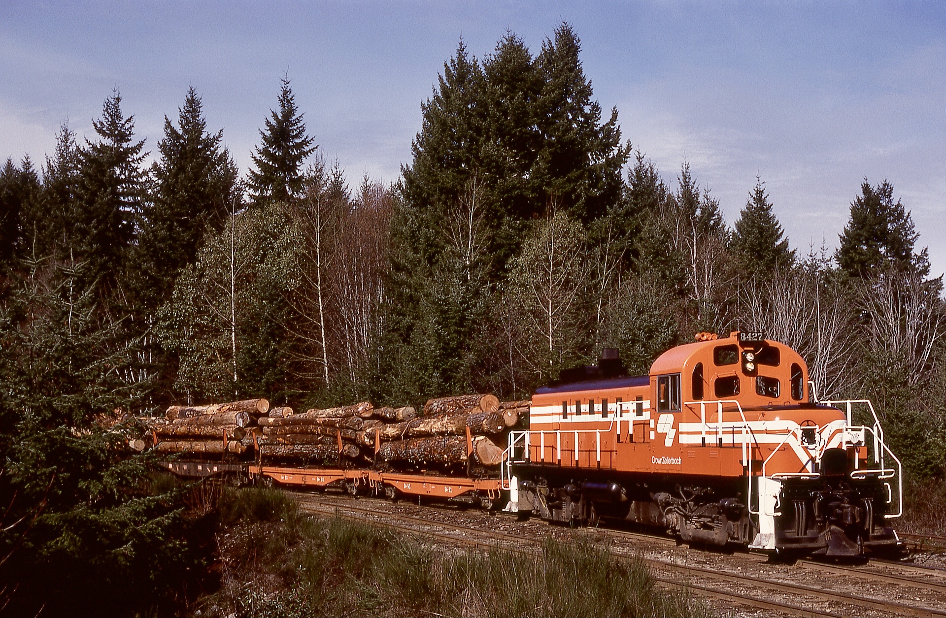 Railpictures.ca - Ken Perry Photo: Crown Zellerbach had three diesel ...