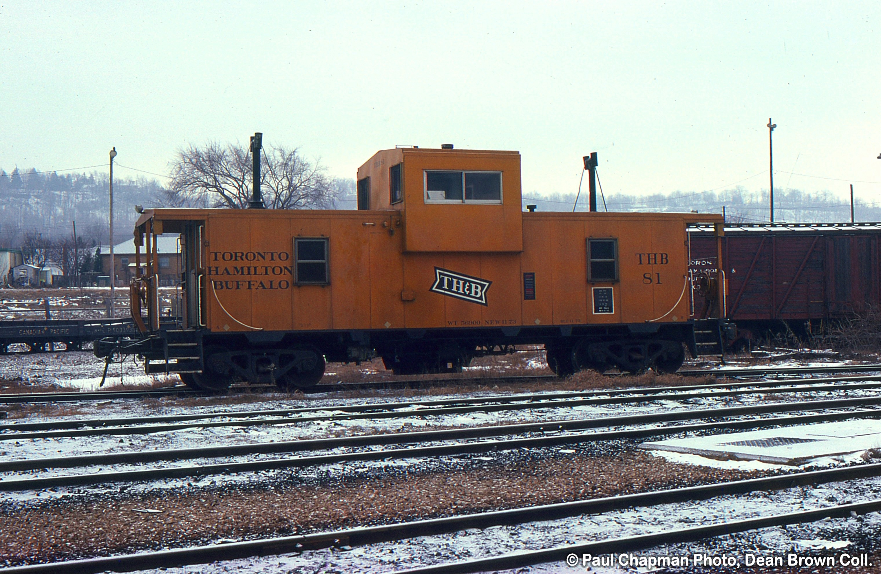 Railpictures.ca - Paul Chapman Photo, Dean Brown Coll. Photo: TH&B ...