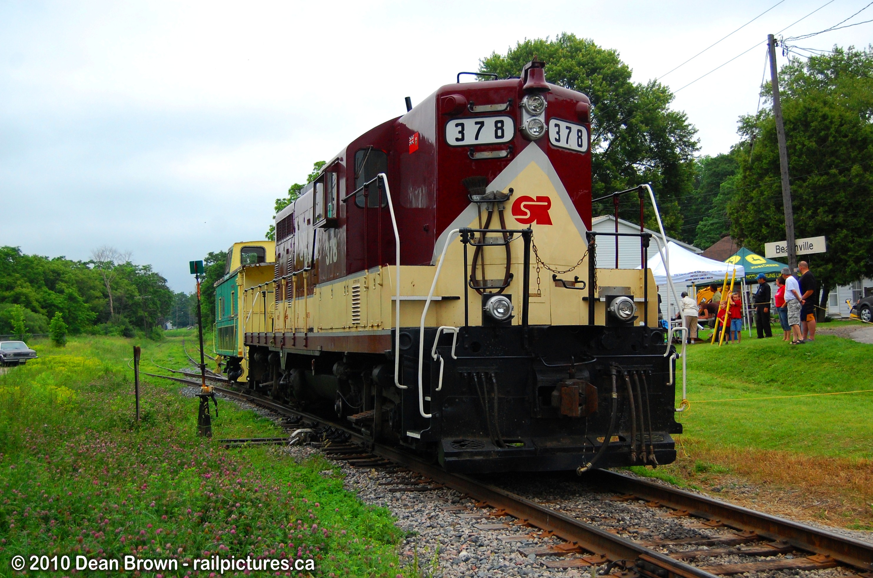 Railpictures.ca - Dean Brown Photo: OSRX GP7 378 was on display at the ...