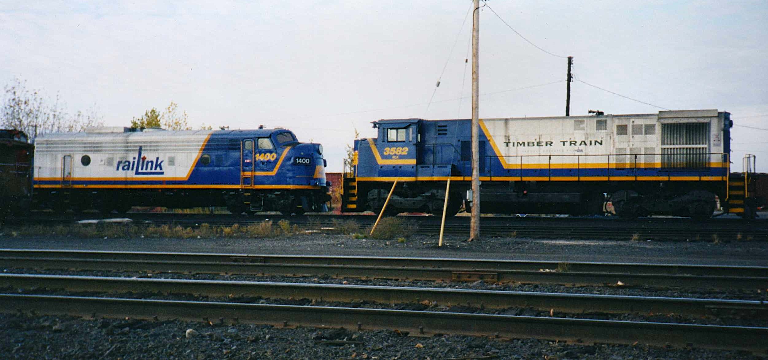 Railpictures.ca - Paul O'Shell Photo: Railink power 30 some years ago ...