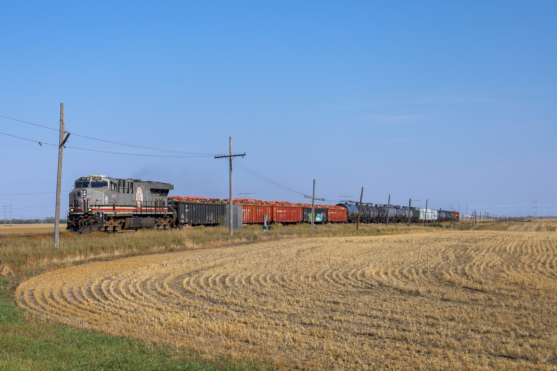 Railpictures.ca - Rob Eull Photo: KCS 4859 and KCS 5014 highball ...