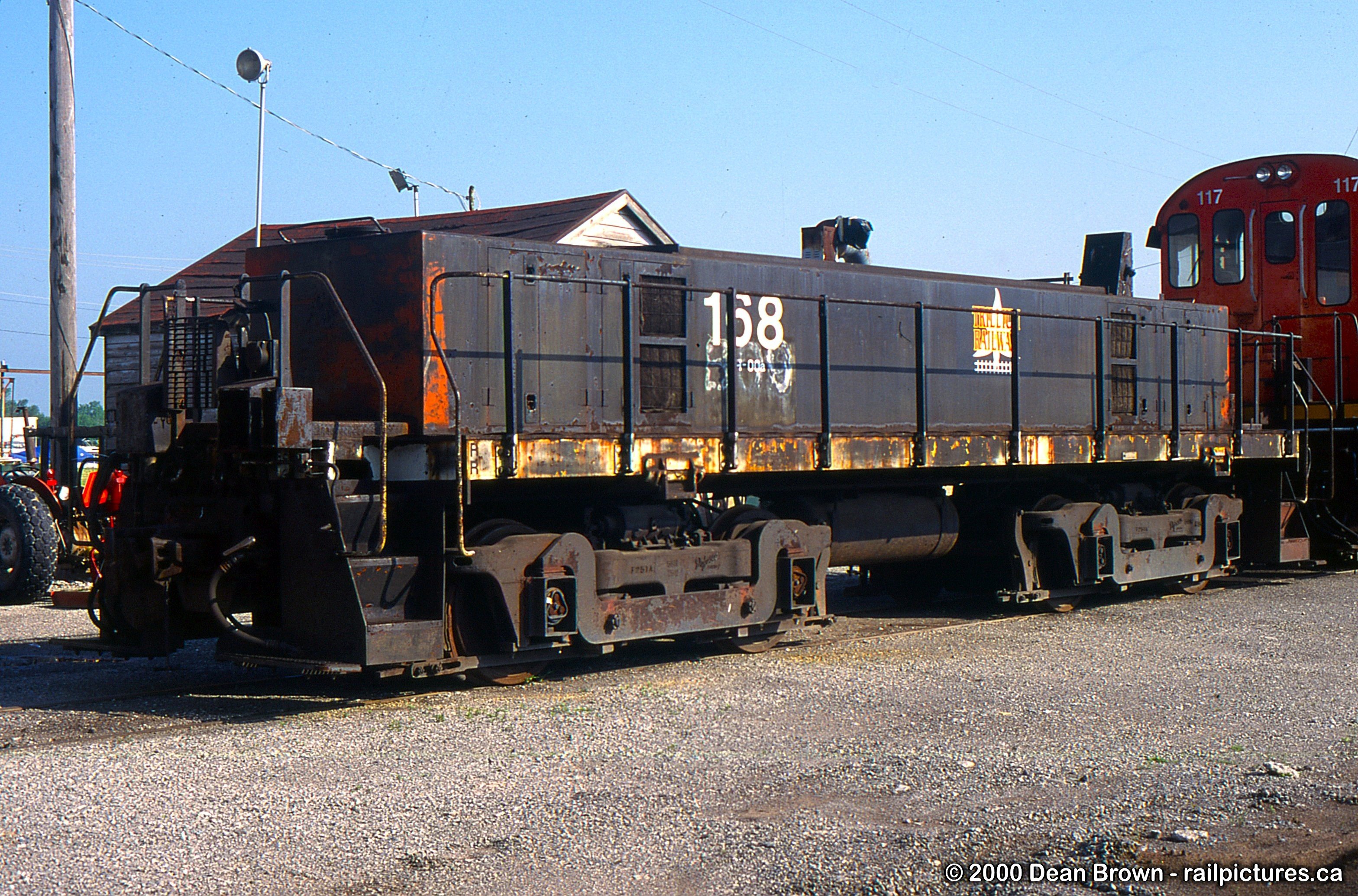 Railpictures.ca - Dean Brown Photo: TRRY 168 and TRRY 117 are stored at ...