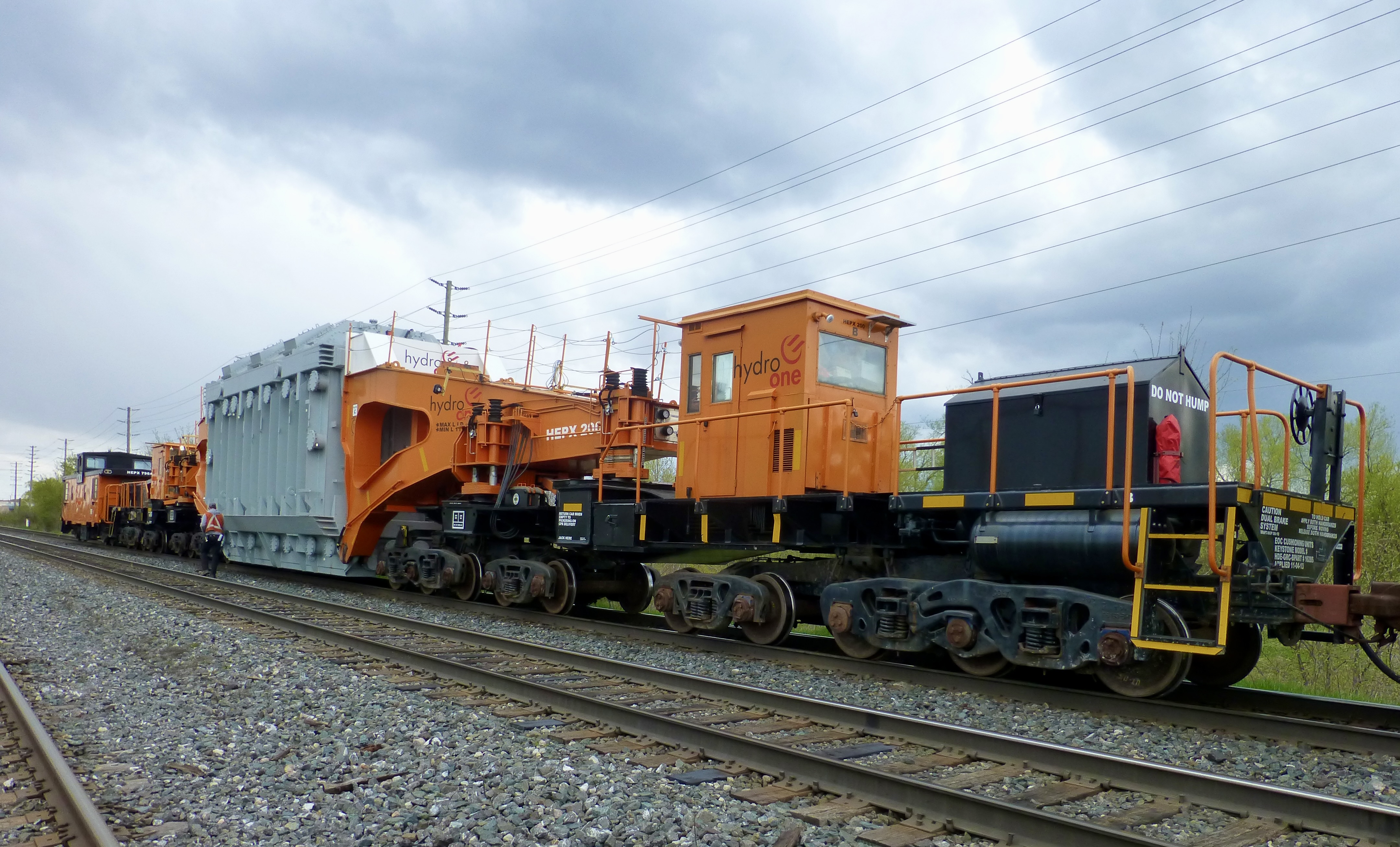 Railpictures.ca - Phil Hall Photo: This is a very unusual piece of ...
